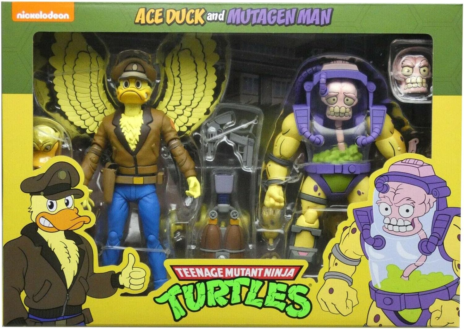 NECA Teenage Mutant Ninja Turtles Ace Duck and Mutagen Man 2 cifras ...