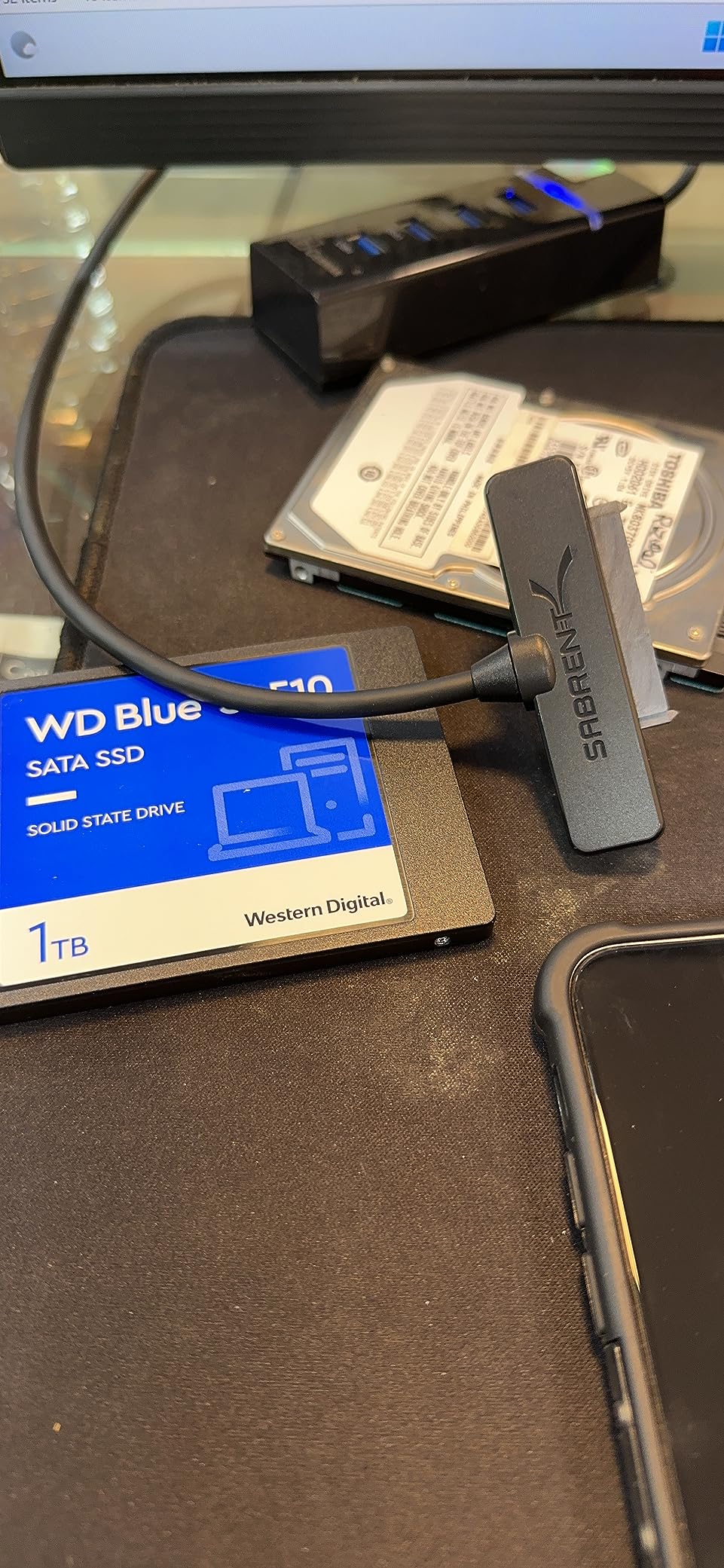 SABRENT USB 3.0 to Ssd/2.5 Inch Sata I/Ii/Iiihard Drive Adapter (Ec ...