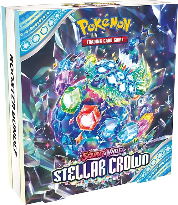 Amazon.com: POKEMON TCG: Scarlet & Violet Stellar Crown BOOSTER BUNDLE ...