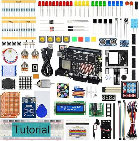Amazon.com: Freenove Ultimate Starter Kit with Board V5 Rev4 WiFi (Compatible with Arduino IDE ...