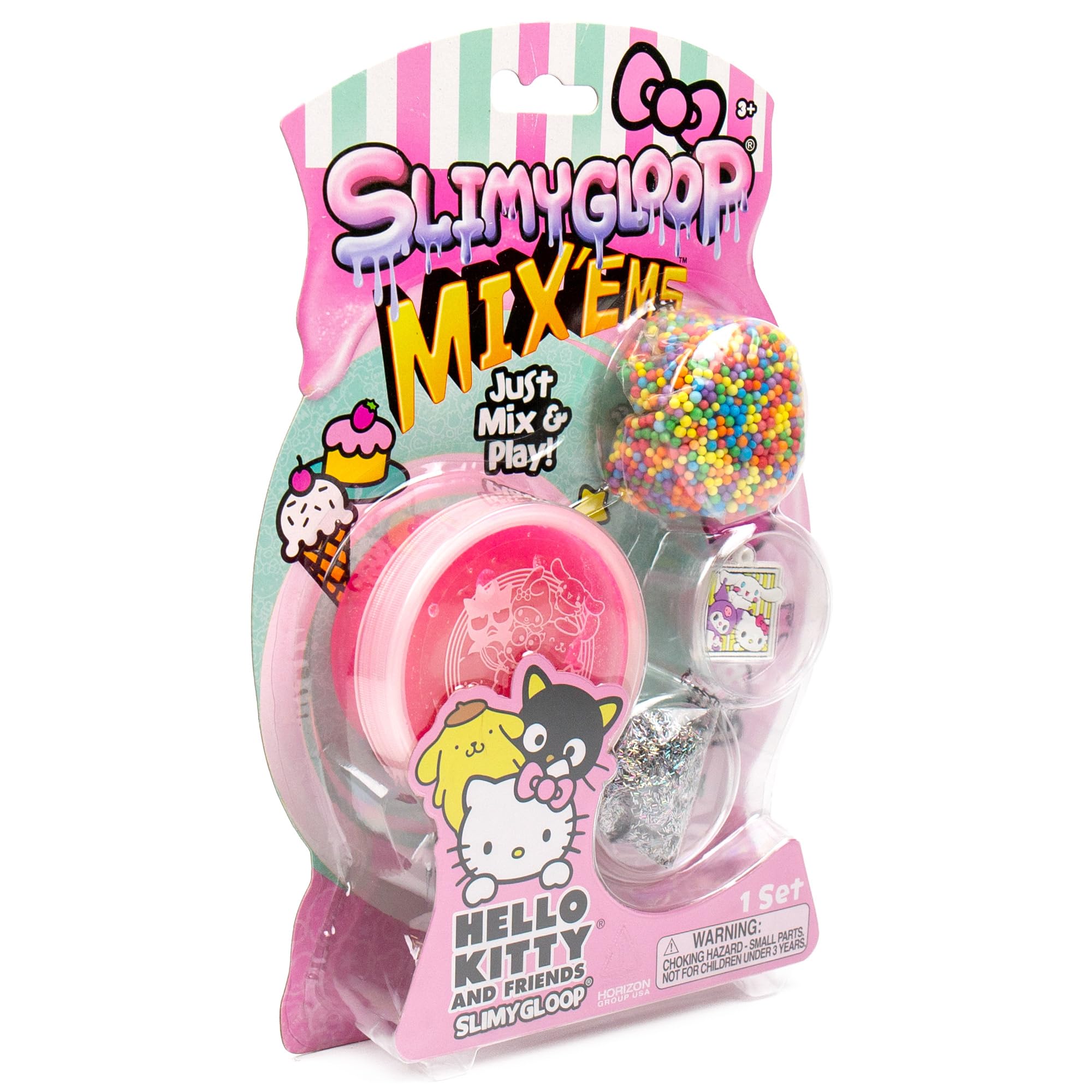 Snapklik.com : Hello Kitty And Friends SLIMYGLOOP MixEMS, Pink Glitter ...
