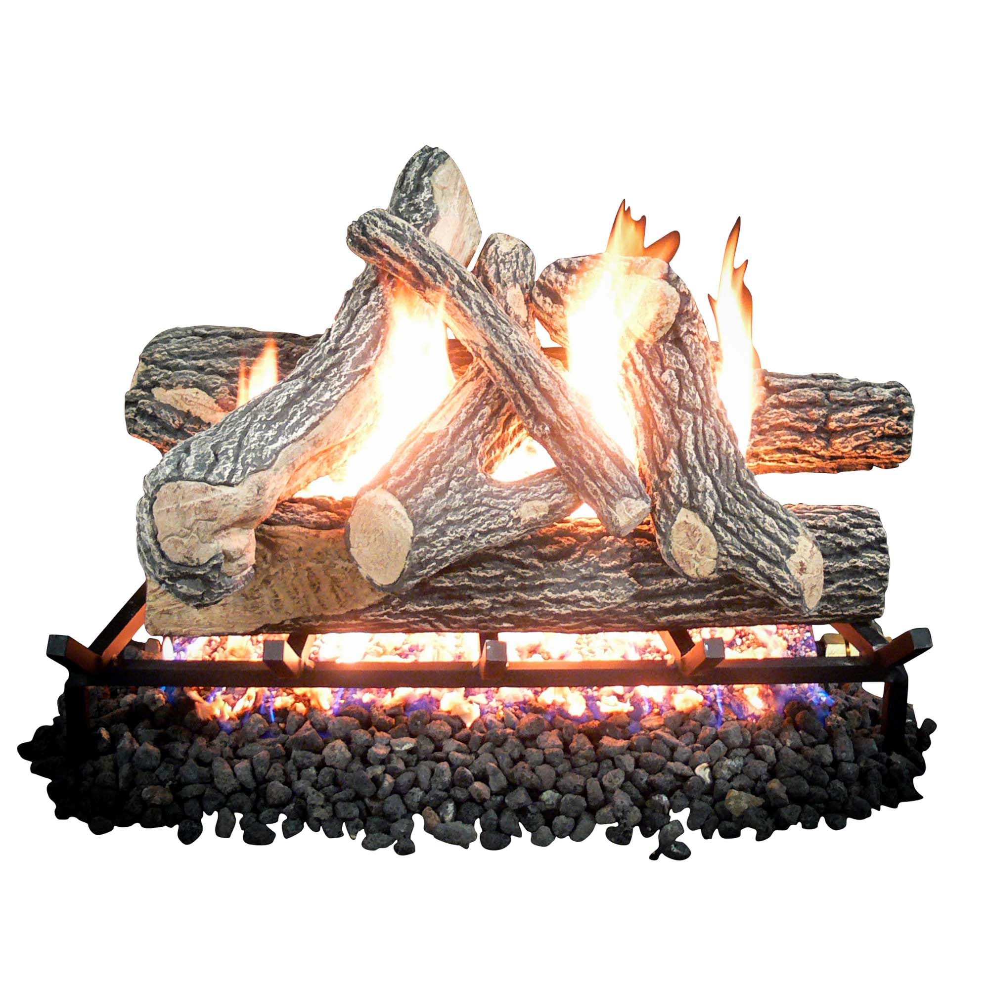 Snapklik.com : Dreffco Premium Gas Logs - For Vented Fireplaces ...