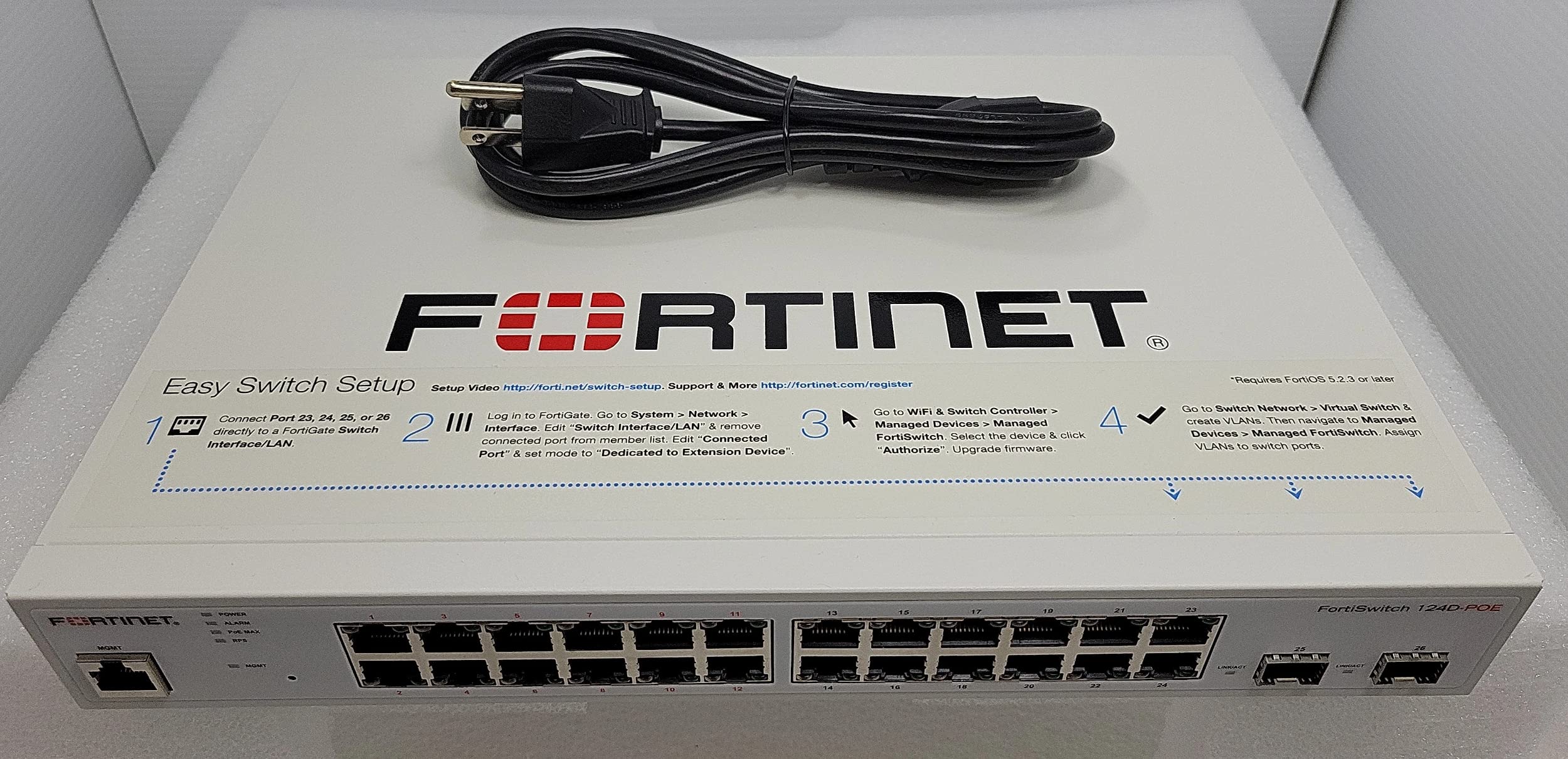 Buy Fortinet FortiSwitch 124D-POE Ethernet Switch Online at desertcartINDIA