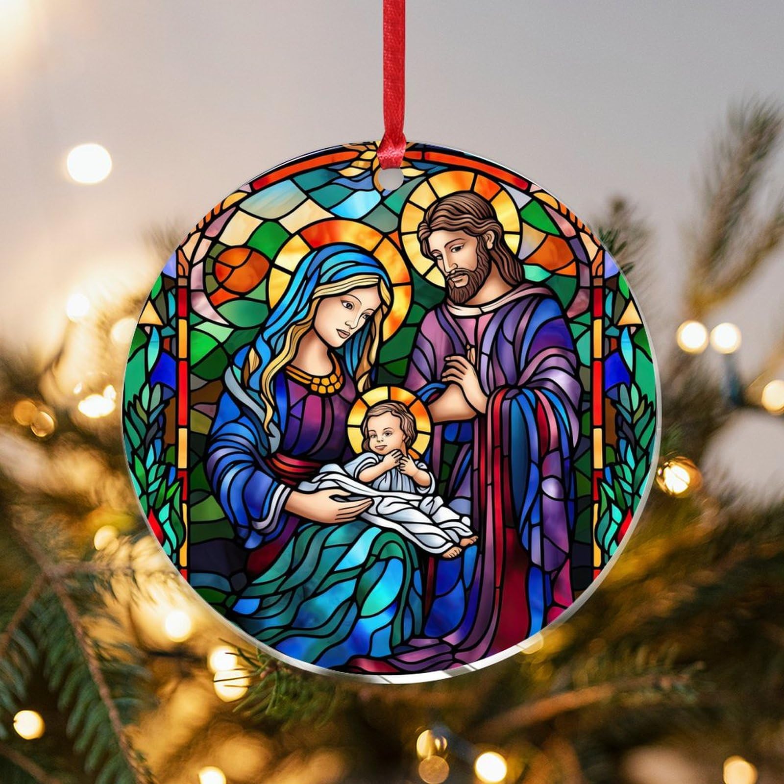 Nativity Tree Decorations Nativity Calendar 2d Nativity Scene Story ...