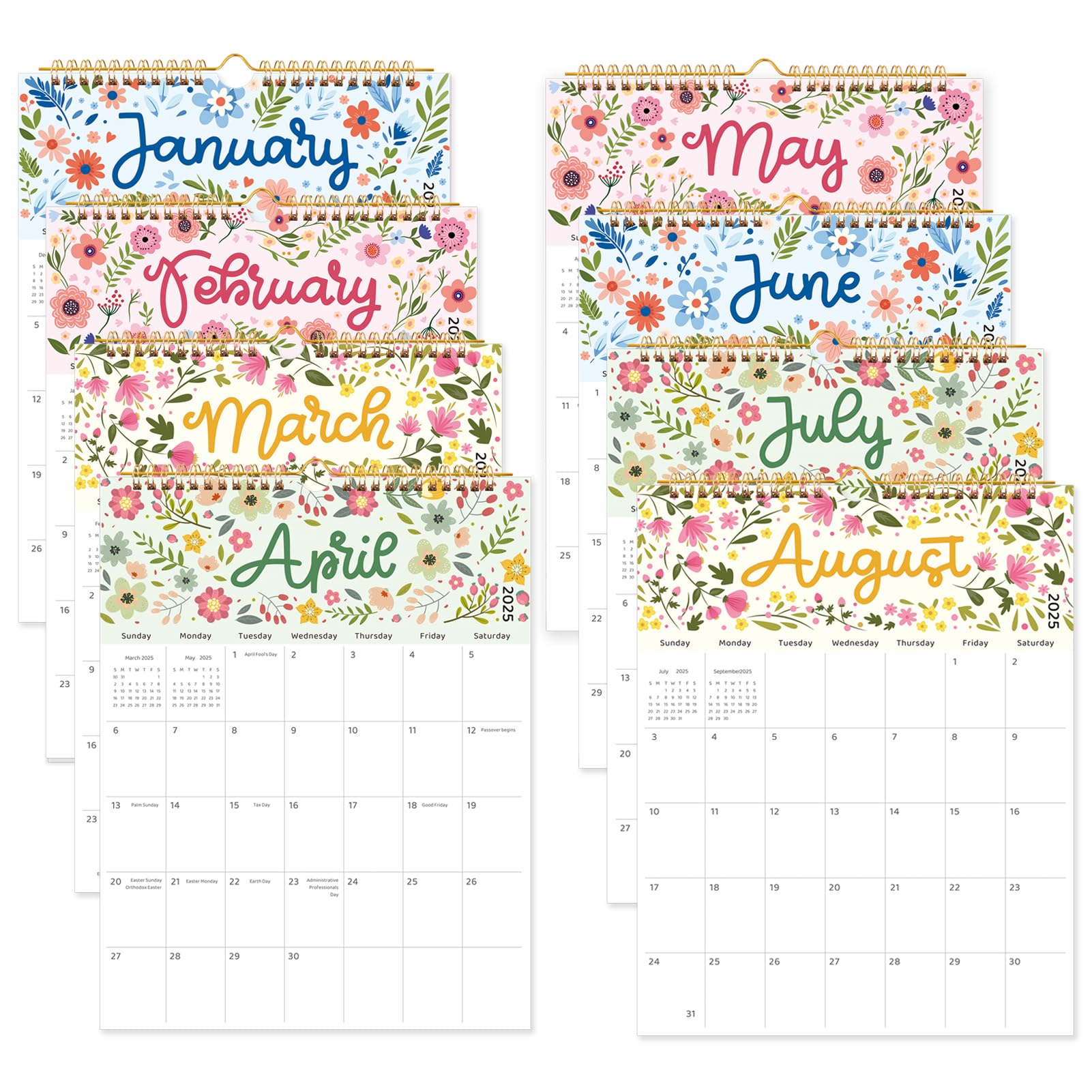 Snapklik.com : Zuozee Wall Calendar 2024-2025, 20 Months Large Wall ...