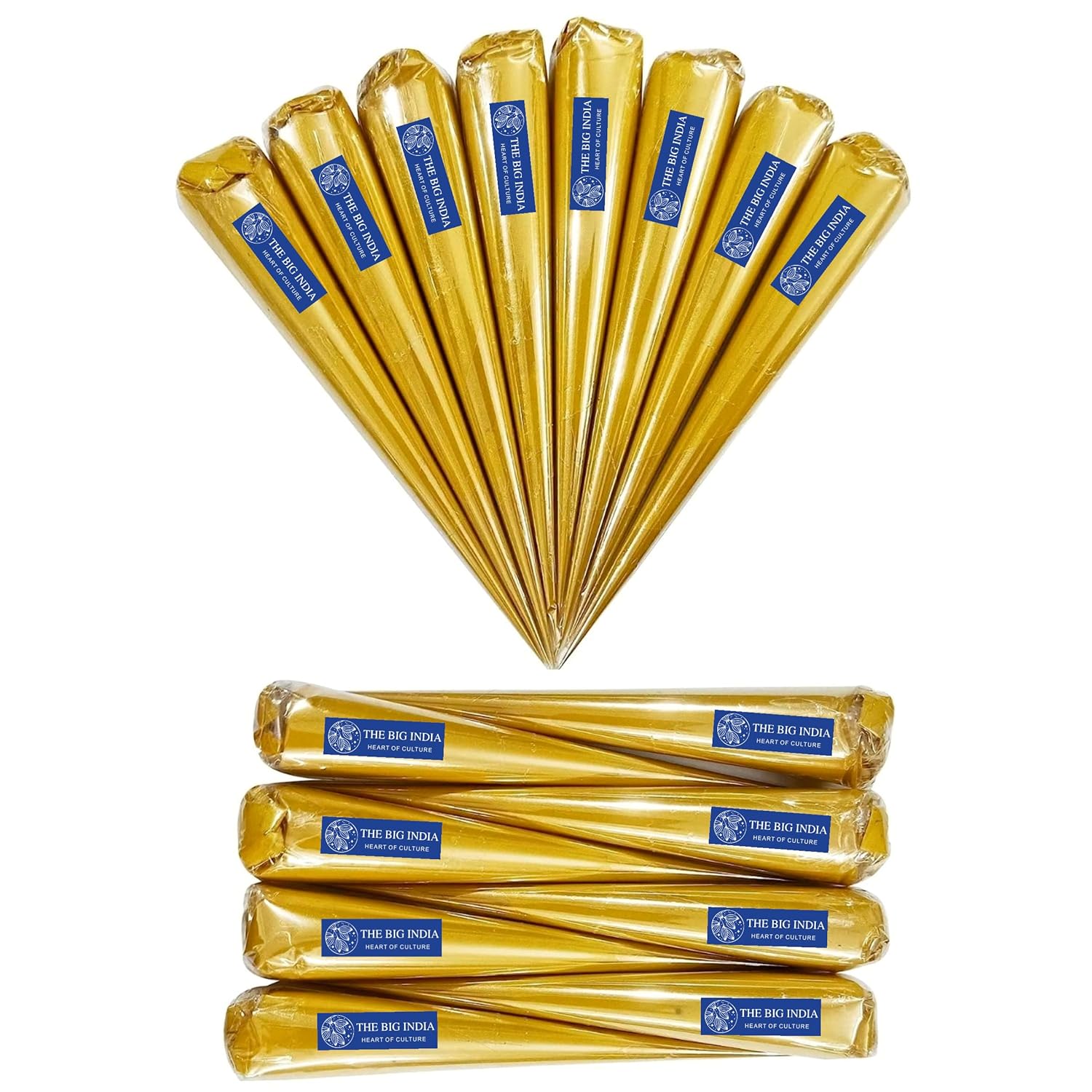 Golden Ceramic Cones for Arts & Crafts, Lippan Art, Mandana Art ...