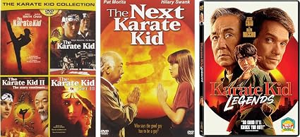 Amazon.com: Karate Kid 6 Film DVD Collection: The Karate Kid, The ...
