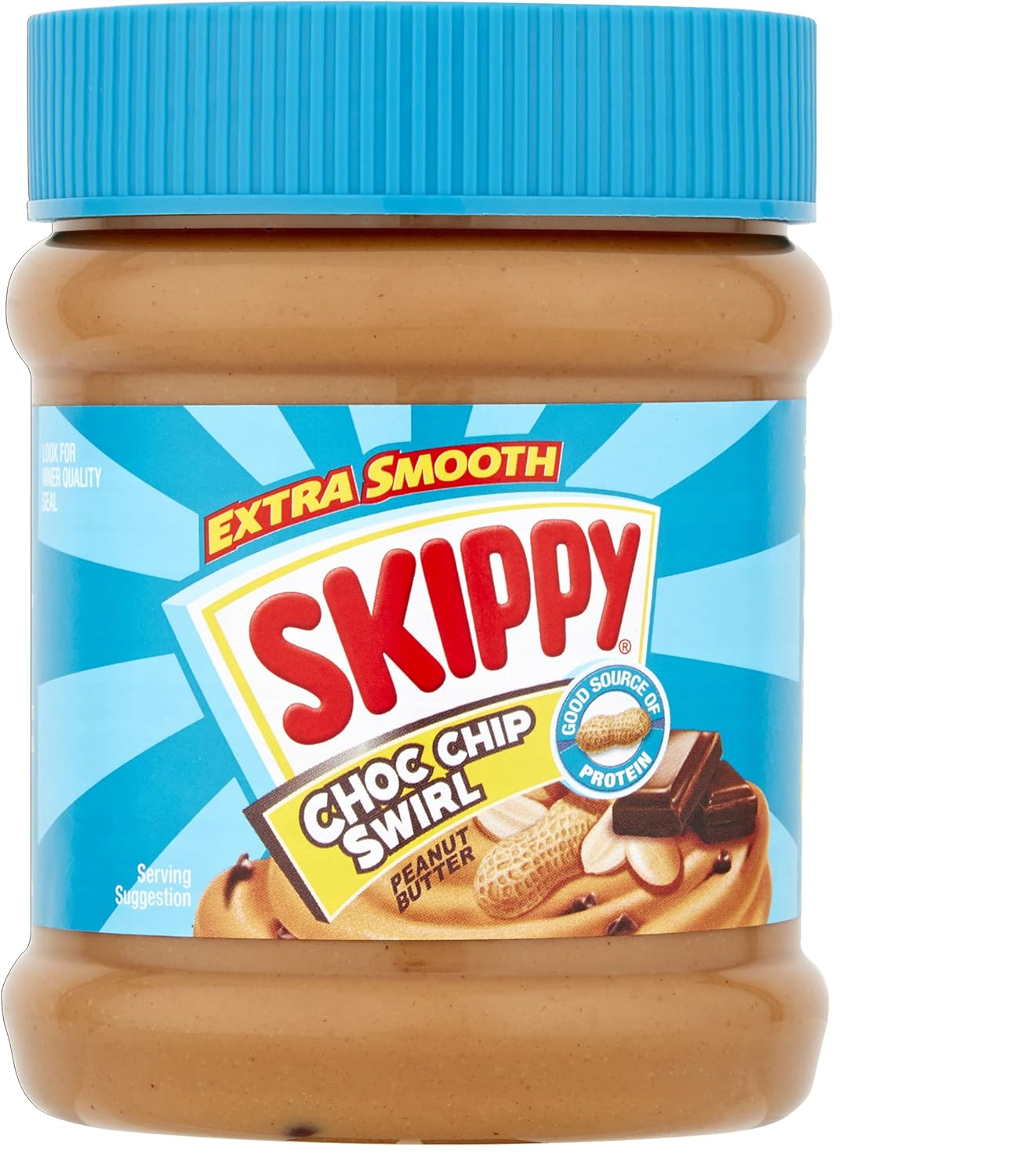 Skippy Chocolate Chip Swirl Peanut Butter 340 g : Amazon.co.uk: Grocery