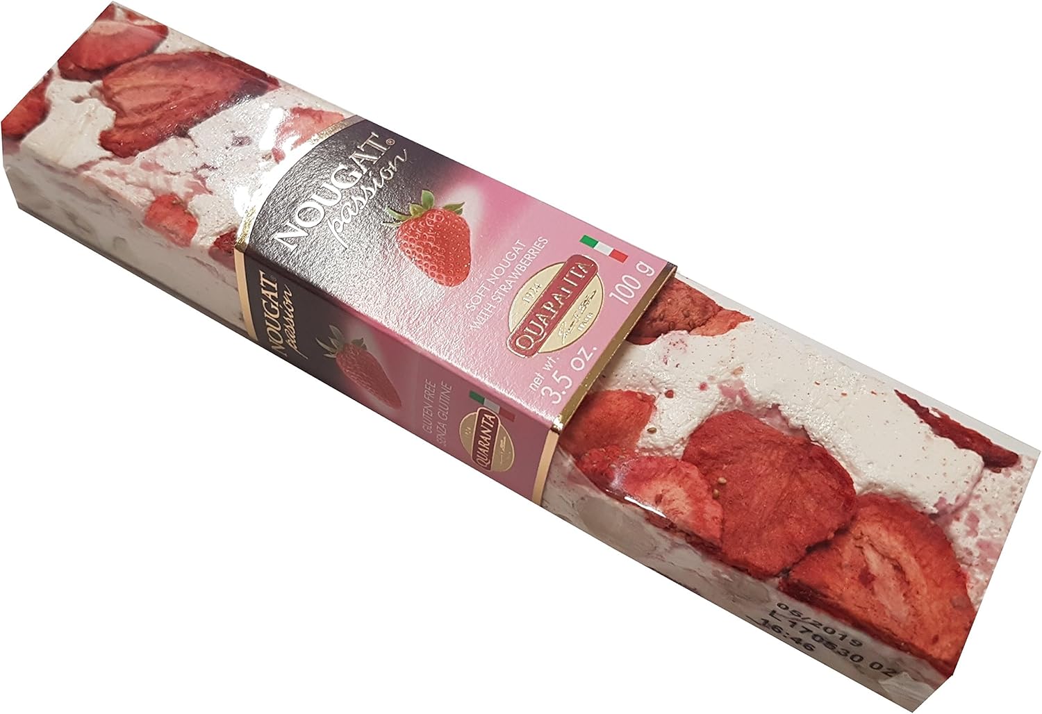 Strawberries - Fruits Soft Nougat Passion Italian Sweets Quaranta 100g ...