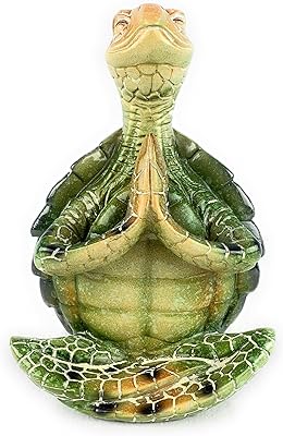 Amazon.com: Sea Turtle Meditating Yoga Figurines: 2 Pcs Sea Turtle ...