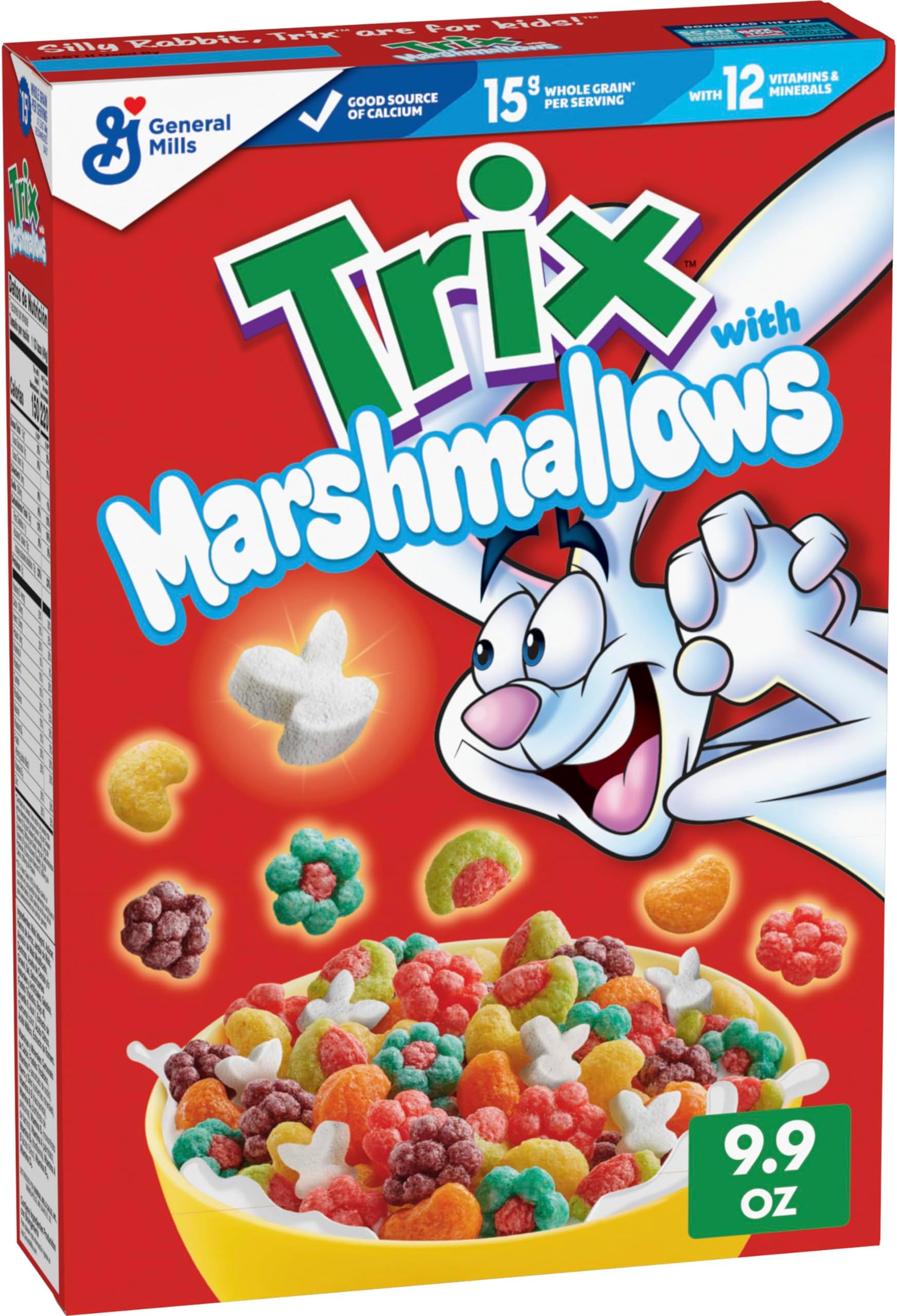 Amazon.com: Trix Fruity Breakfast Cereal With Marshmallows, Made With ...