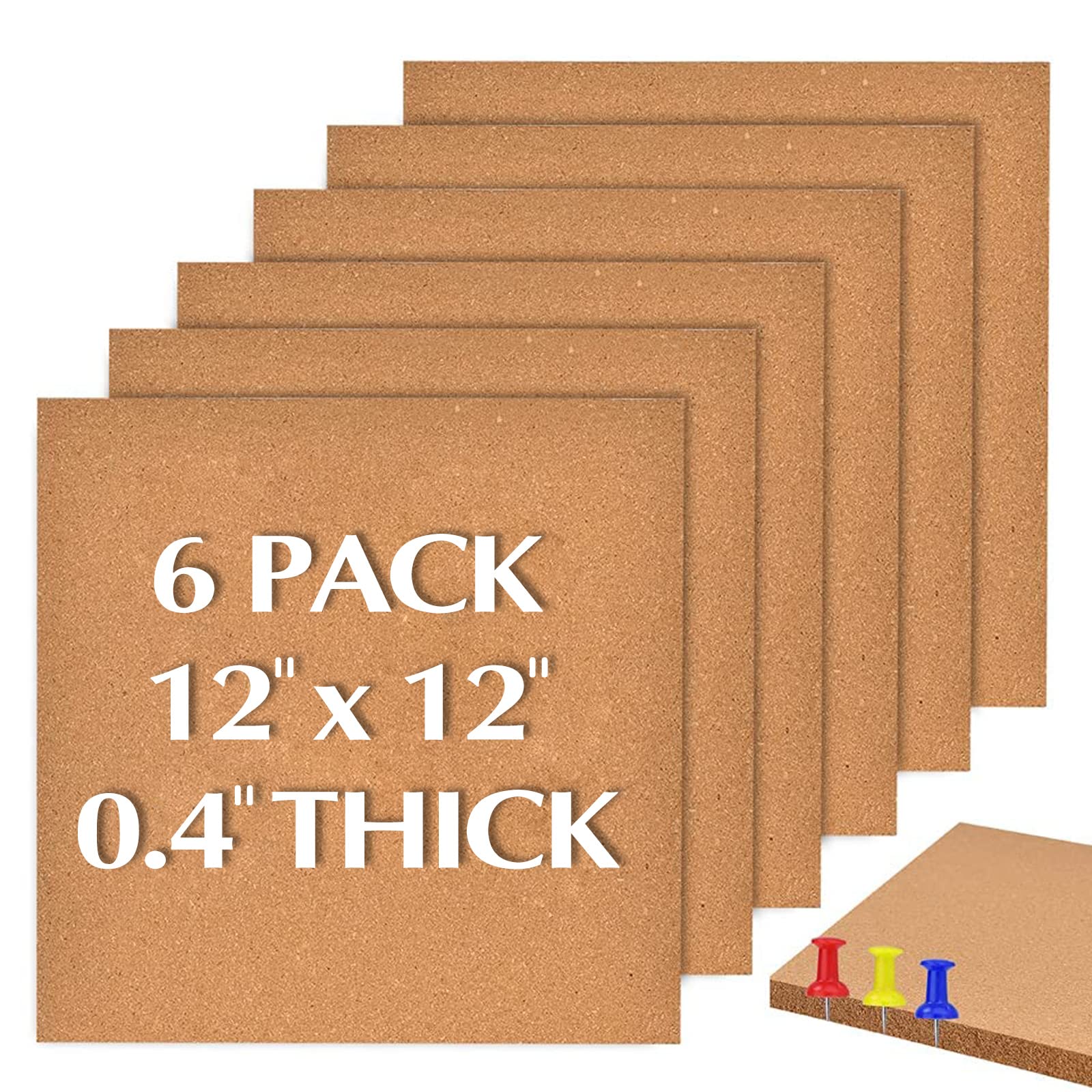 Origreen Cork Boards Bulletin Board with Self-Adhesive, Pin Boards ...