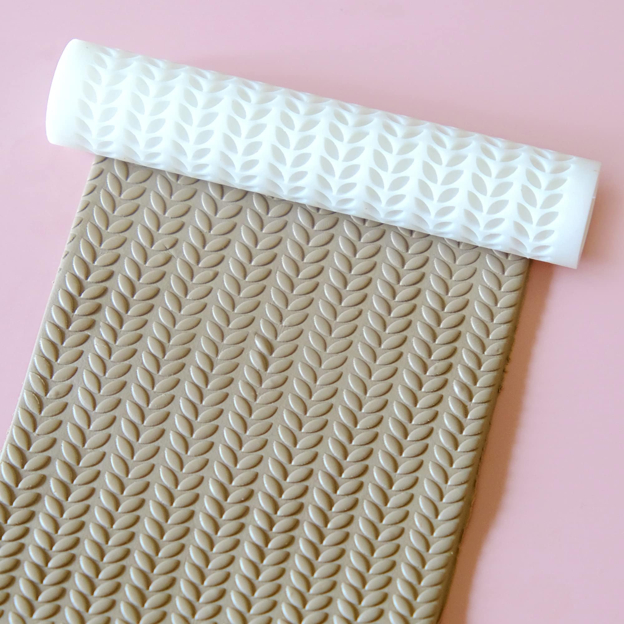 Amazon.com: Gisafai 3 Pcs Polymer Clay Texture Roller with 18 Pcs ...