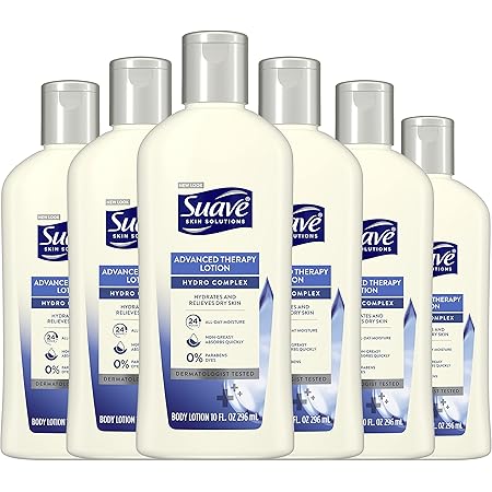 Amazon.com : Suave Skin Solutions Body Lotion Soothing With Aloe 18oz 6 ...