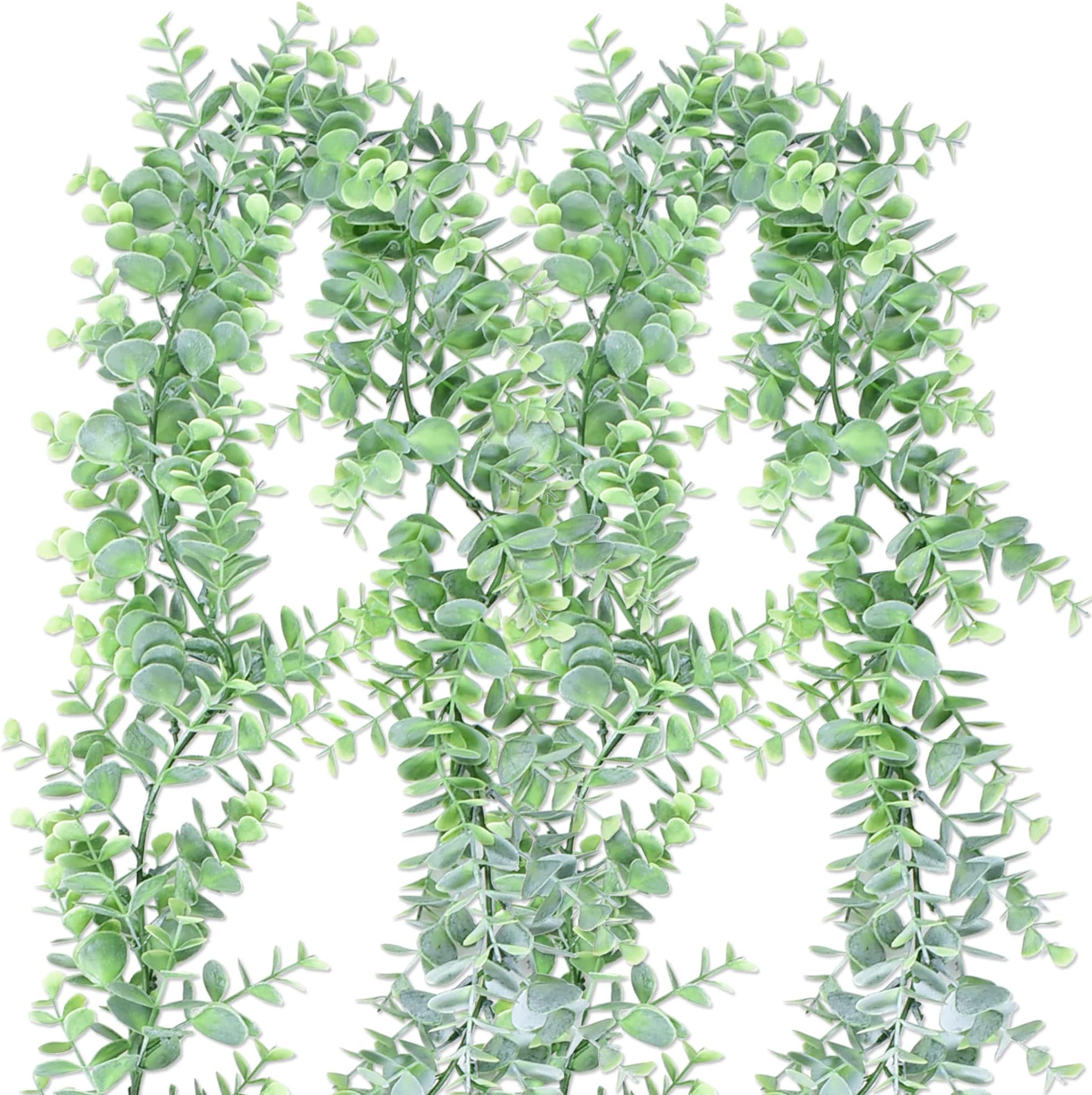 Amazon.com: NANSSY 2 Pack Greenery Garland, Willow Greenery Garland ...
