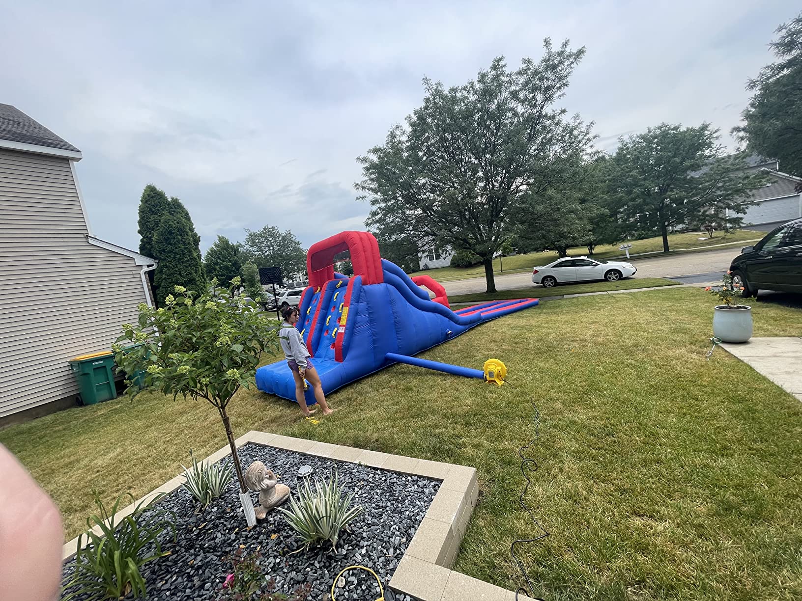 $58/mo - Finance Sunny & Fun Dual Splash Inflatable Water Racing Slide ...