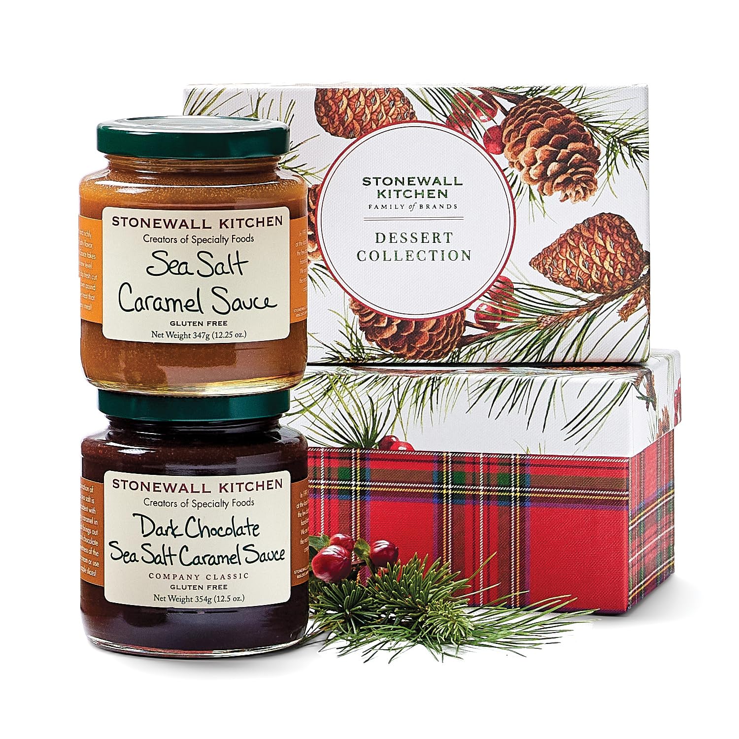 Amazon.com : Stonewall Kitchen Holiday 2 Piece Dessert Sauce Collection ...
