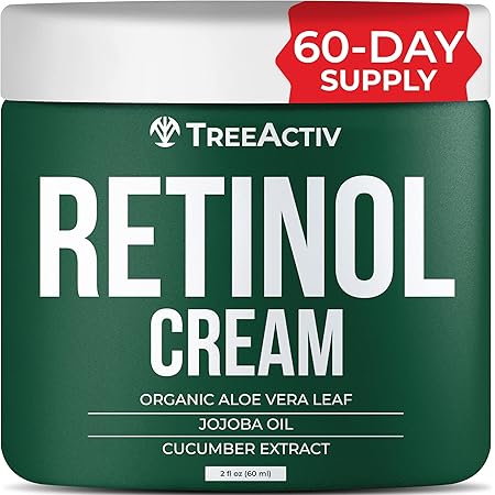 Amazon.com : TreeActiv Crepey Skin Repair Treatment | Hyaluronic Acid ...