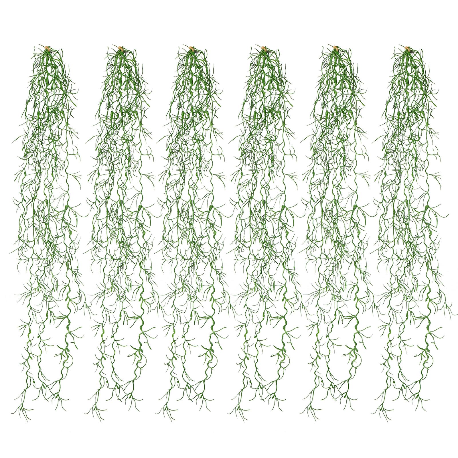 Amazon.com: 6 Pack Fake Spanish Moss for Potted Plants, 31.5" Faux ...