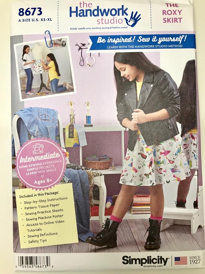 Amazon.com: Simplicity Patterns GIRLS, A (A (XS-S-M-L-XL) : Clothing ...