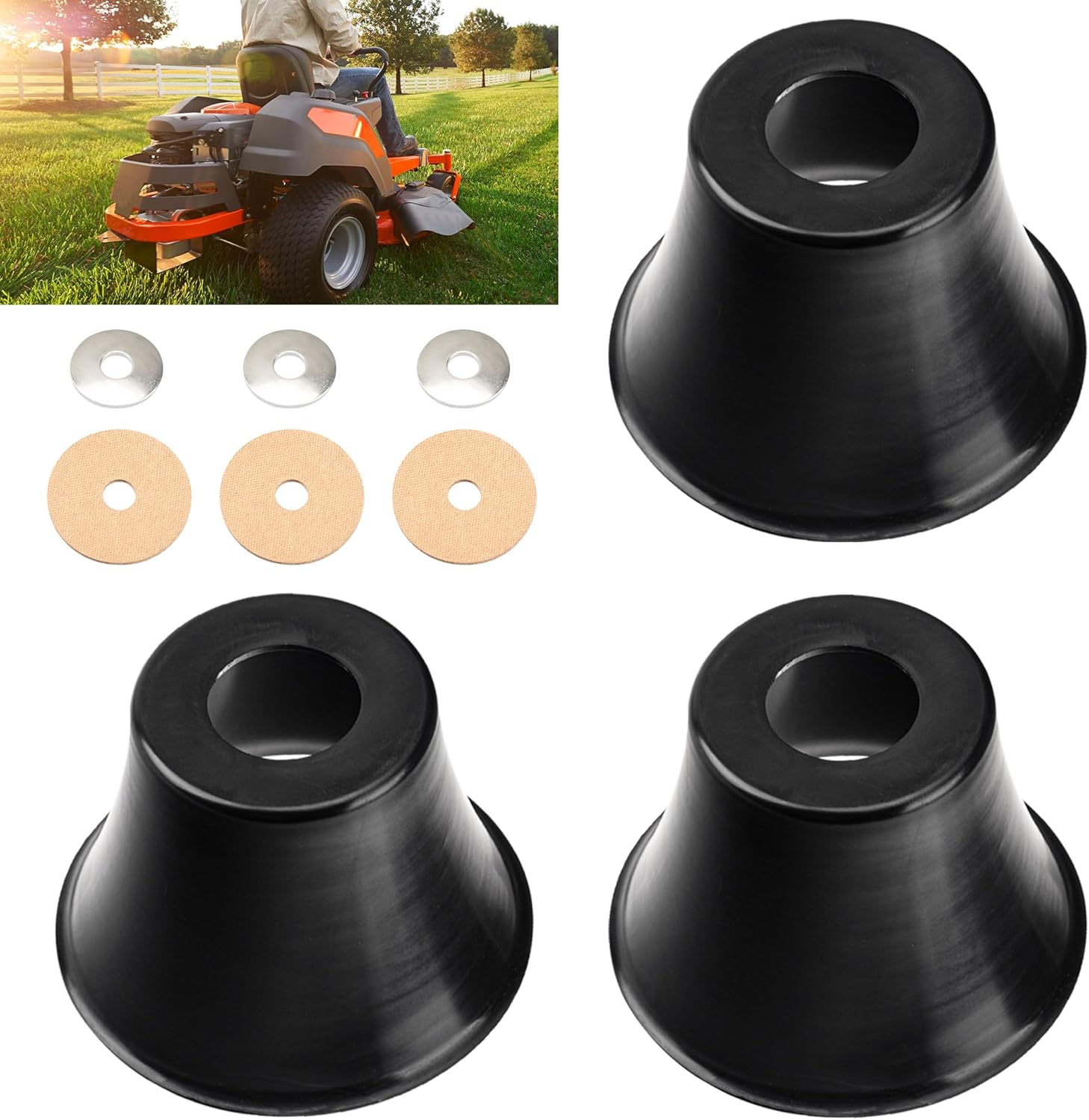 Amazon.com : FENXDN 3 Pack 423680 Deflector Cone & 421200 Fiber Blade ...