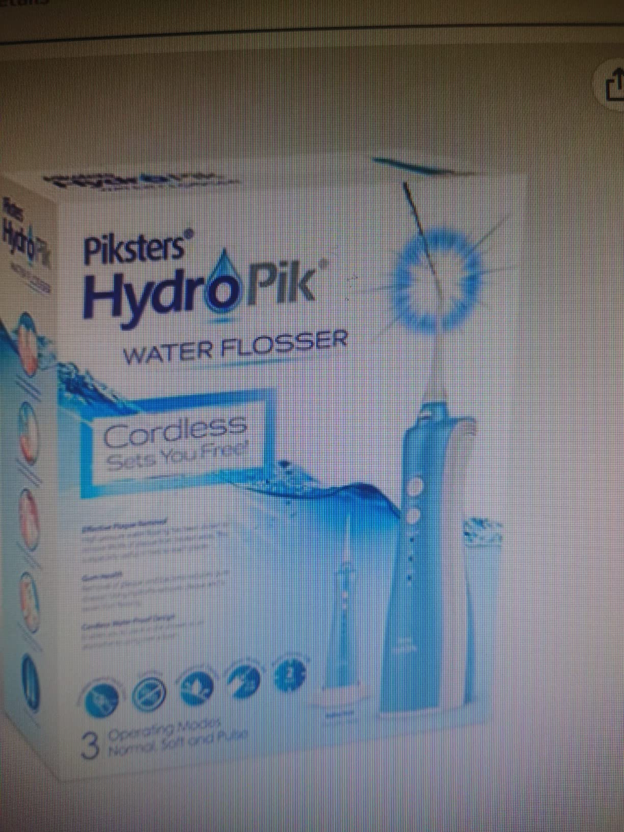 Piksters HydroPik Water Flosser - Cordless : Amazon.com.au: Health ...