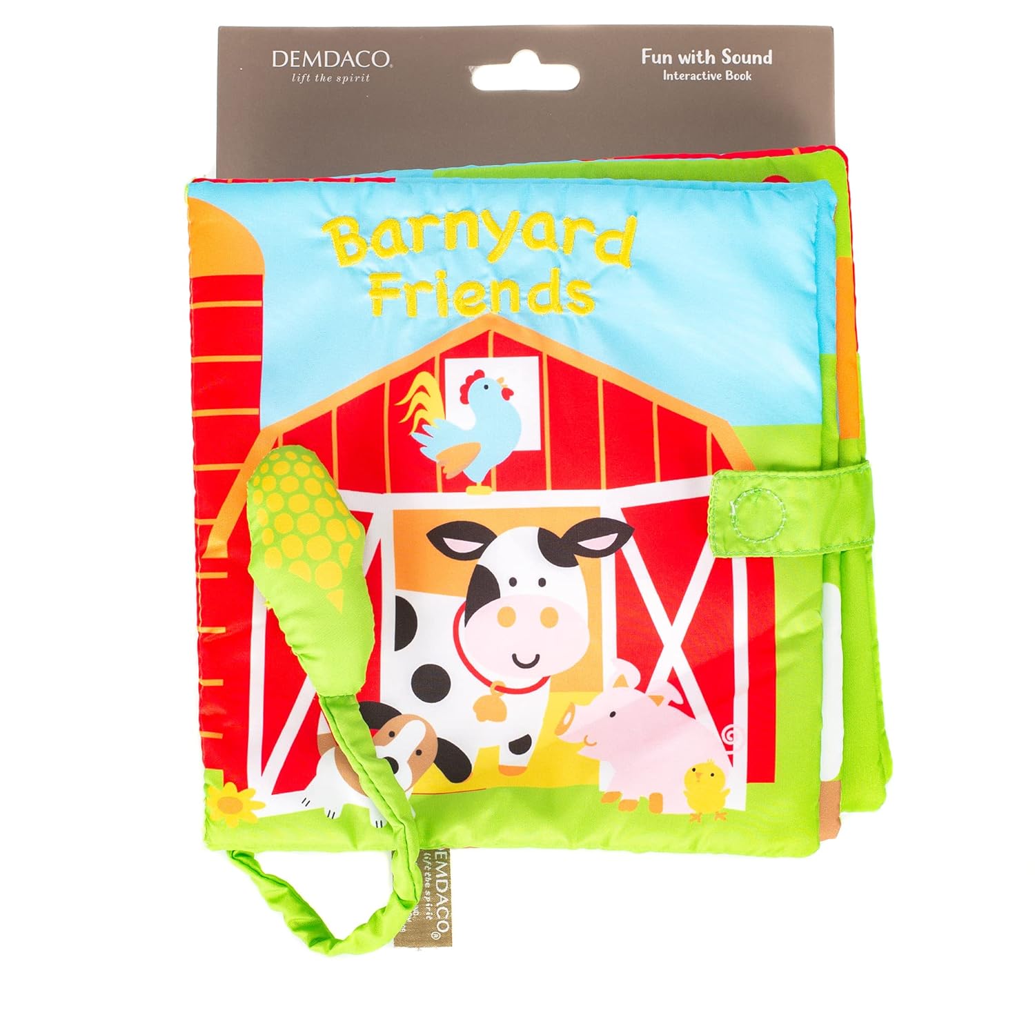 Amazon.com: DEMDACO Happy Barnyard Friends Corn Rustic Red Children's ...