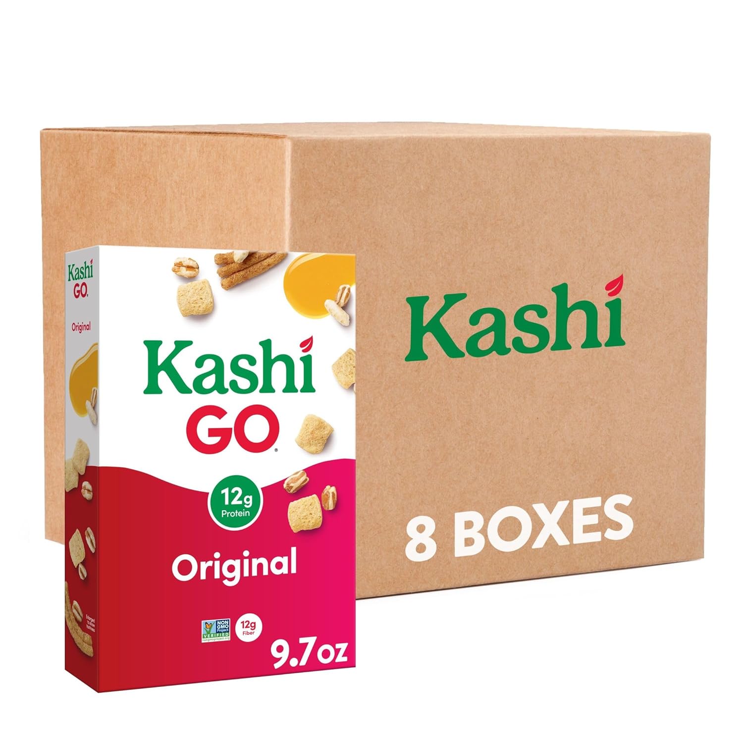 Amazon.com: Kashi GO Breakfast Cereal, Fiber Cereal, Family Breakfast ...