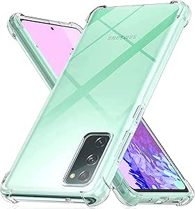 RKINC Funda para Samsung Galaxy S20 FE 5G & S20 Lite, Transparente Carcasa con Absorción de ...