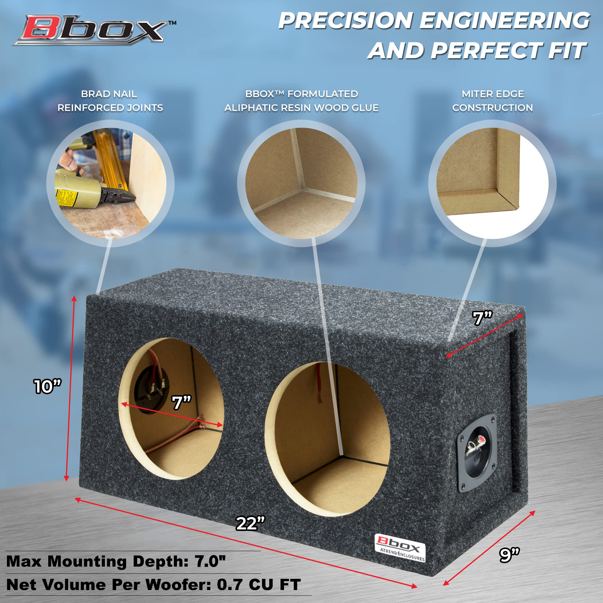 Buy Bbox E12SVPro-Series 12” Single Vented Subwoofer Enclosure Online ...