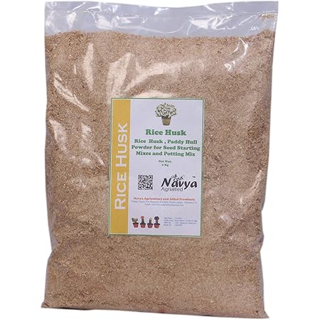 Navya Agriallied ® Rice Husk Paddy Hull Powder for Seed Starting Mix ...