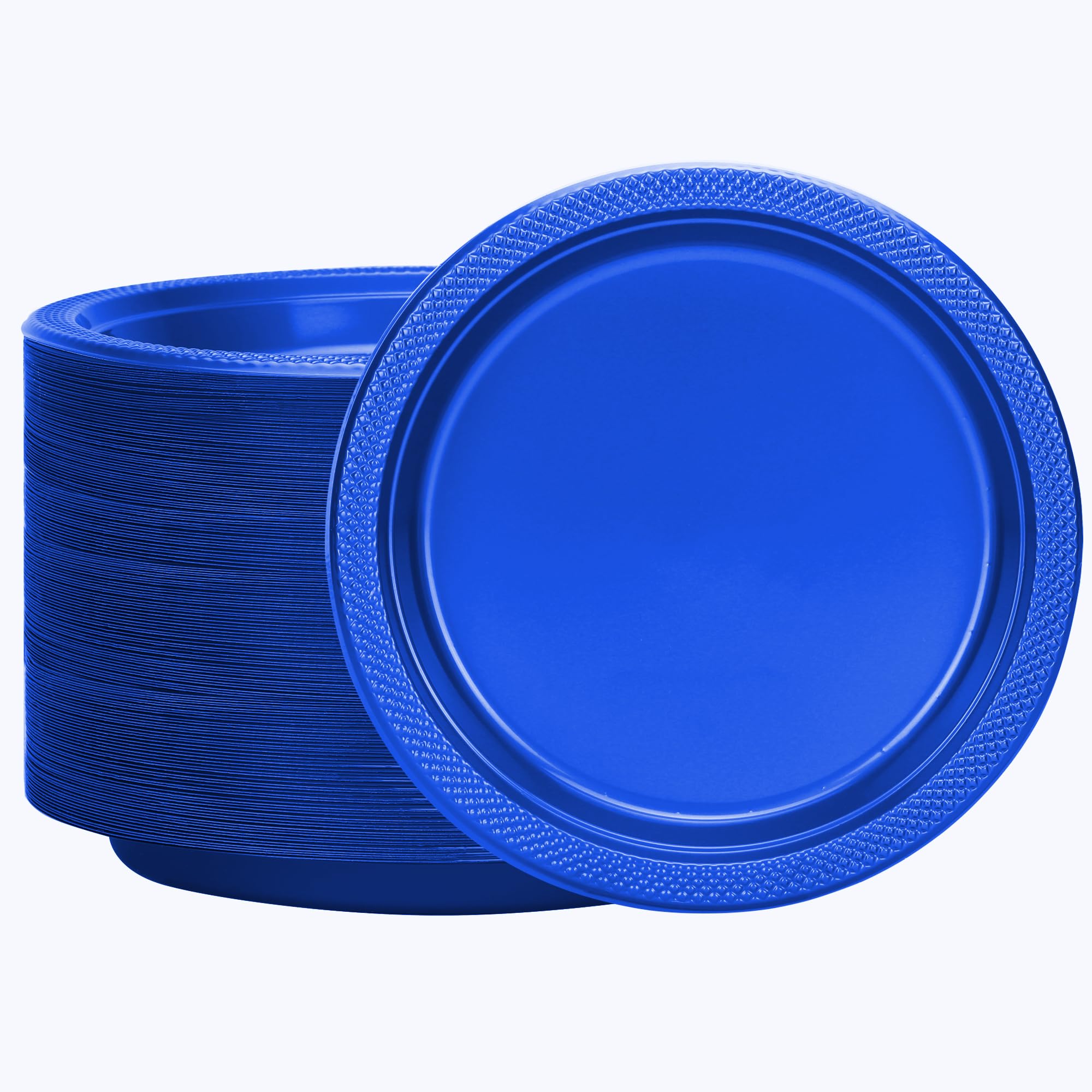 Hanna K. Signature Collection Blue Plastic Plates 7 Inch - 600 count ...