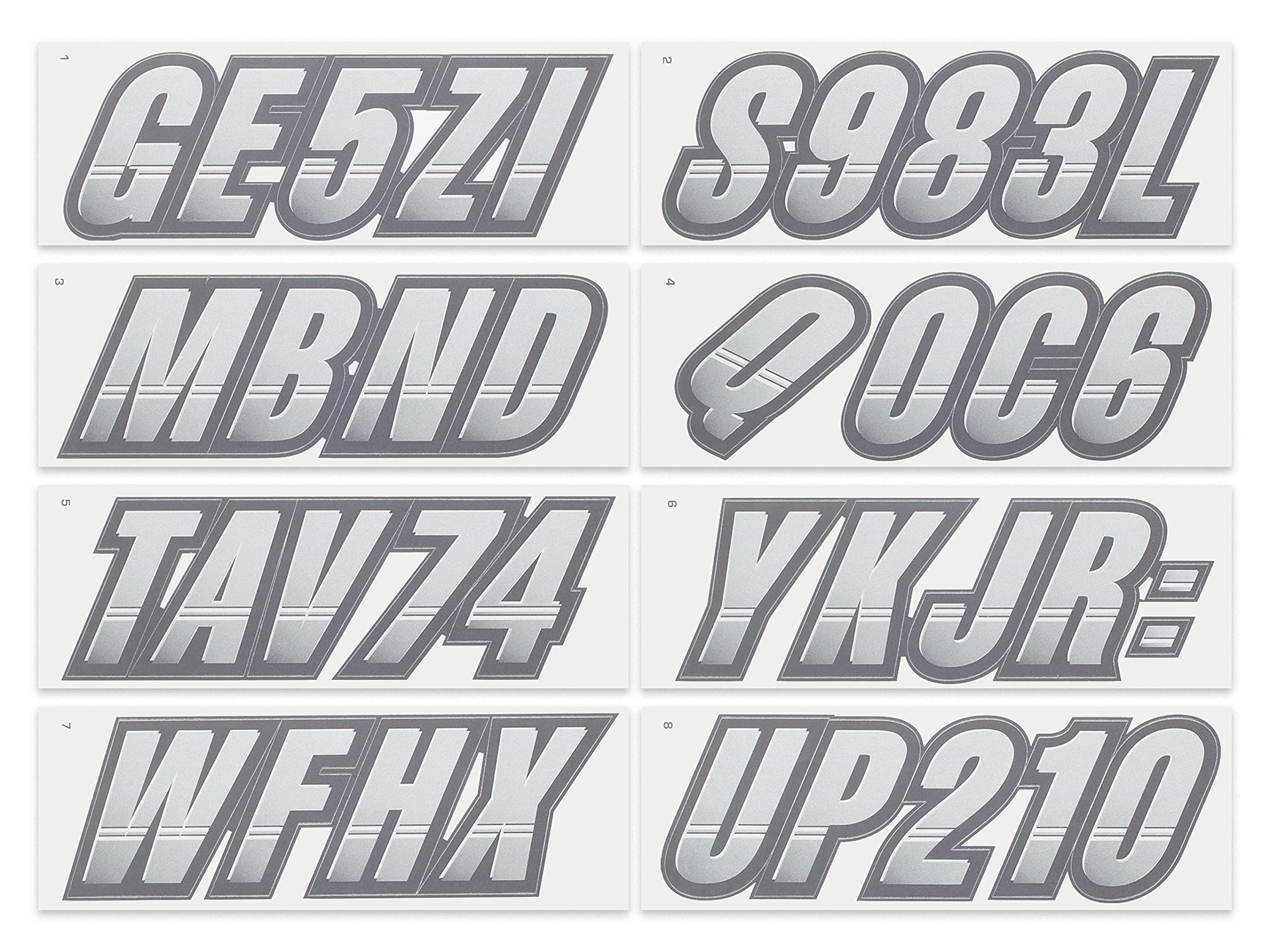 Snapklik.com : STIFFIE Techtron Metallic Silver/Carbon 3" Boat & PWC ...