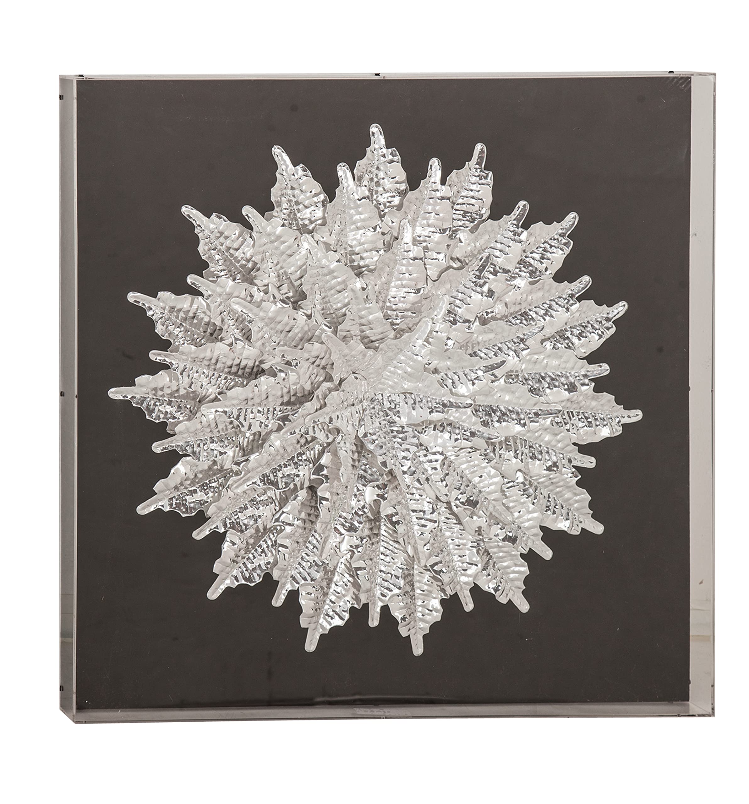 Amazon.com - Deco 79 Shadow Box, 24" L x 2" W x 24" H, Silver