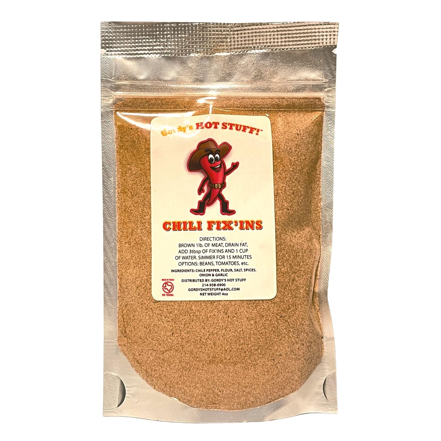 Amazon.com : Gordy's Hot Stuff! Chili Fix'ins - Award-Winning Chili ...