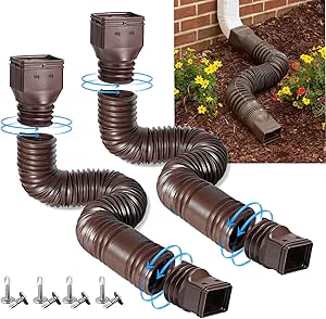Yutoto Gutter Downspout Extensions Rain Gutter Downspout Extension ...