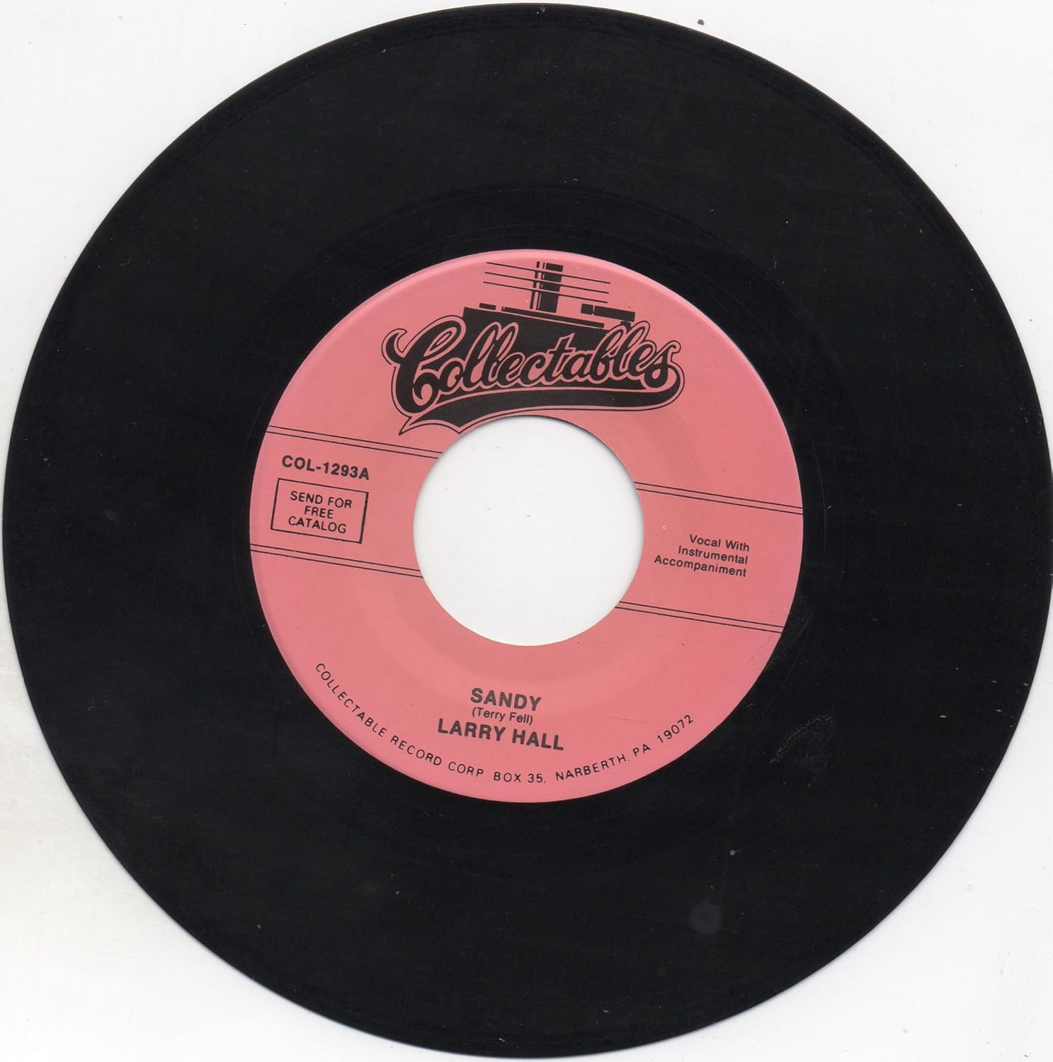 Amazon.com: Larry Hall - Sandy - 7 inch vinyl / 45: CDs & Vinyl