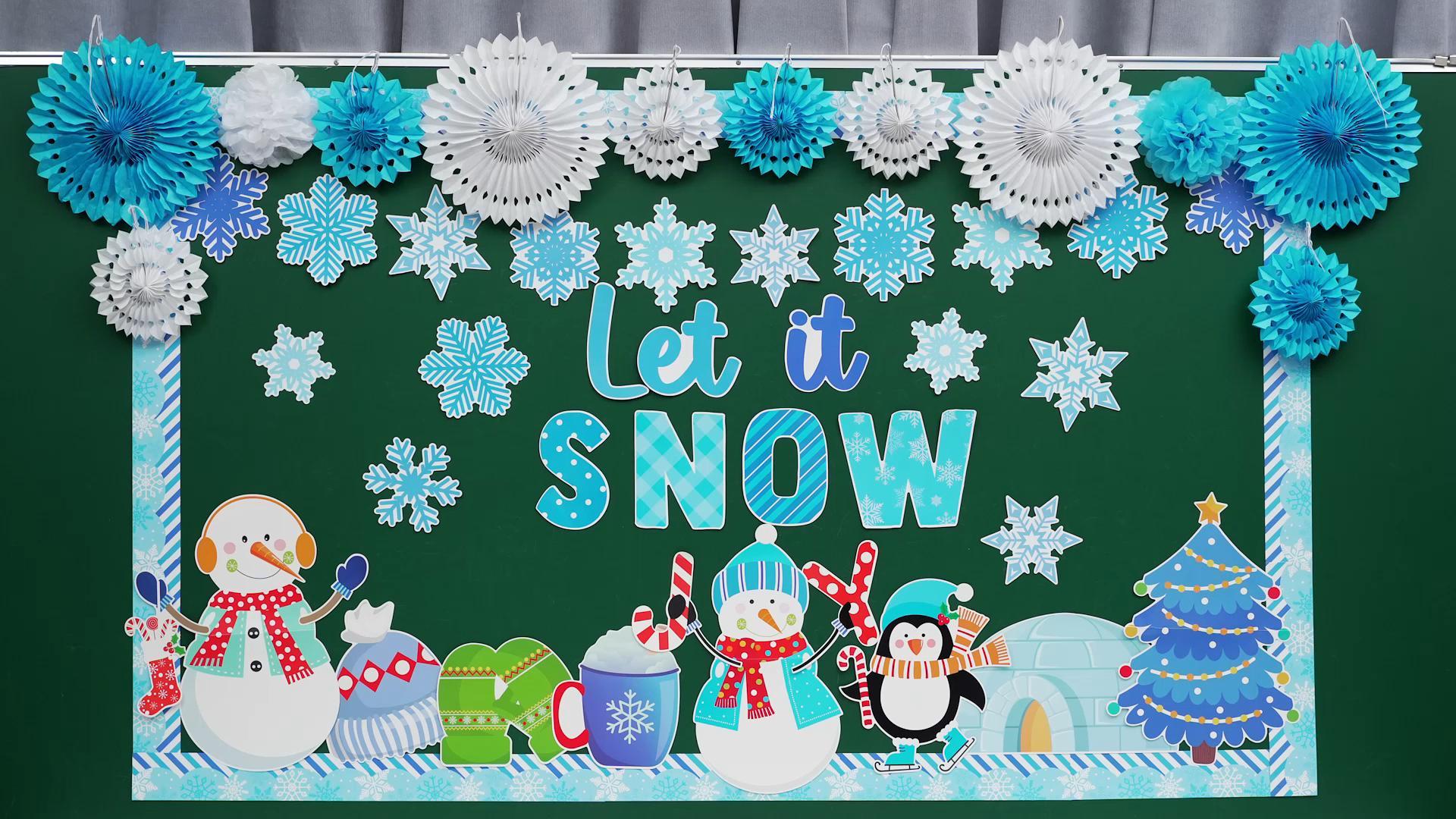 3d Bulletin Board Winter Wonderland