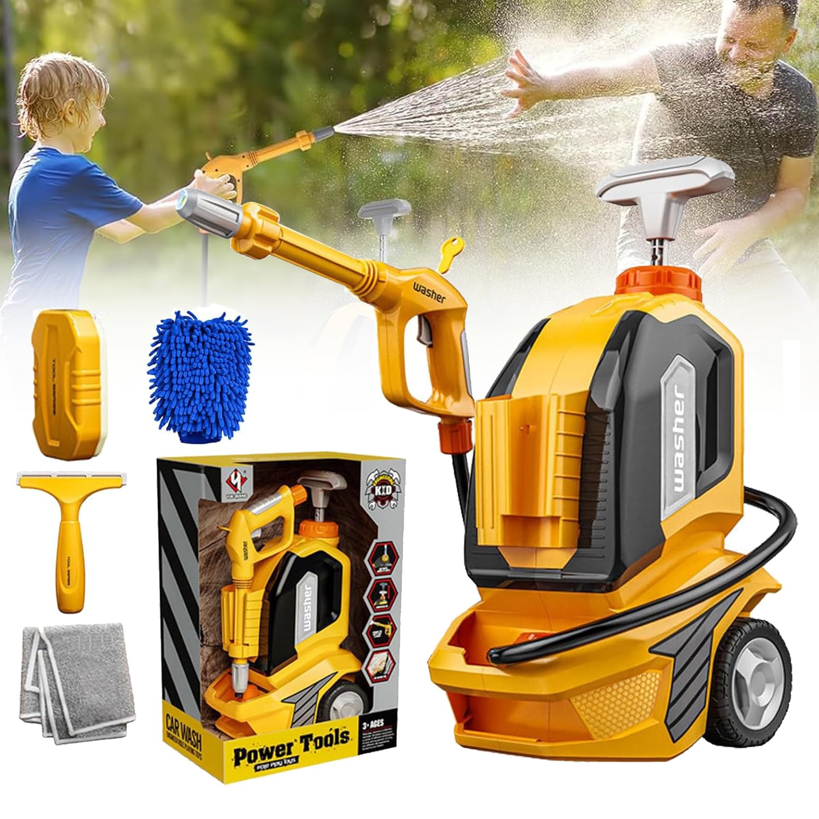 Amazon.com: Kids Pressure Washer Toy, Kids Power Washer Toy, Kids Clean ...