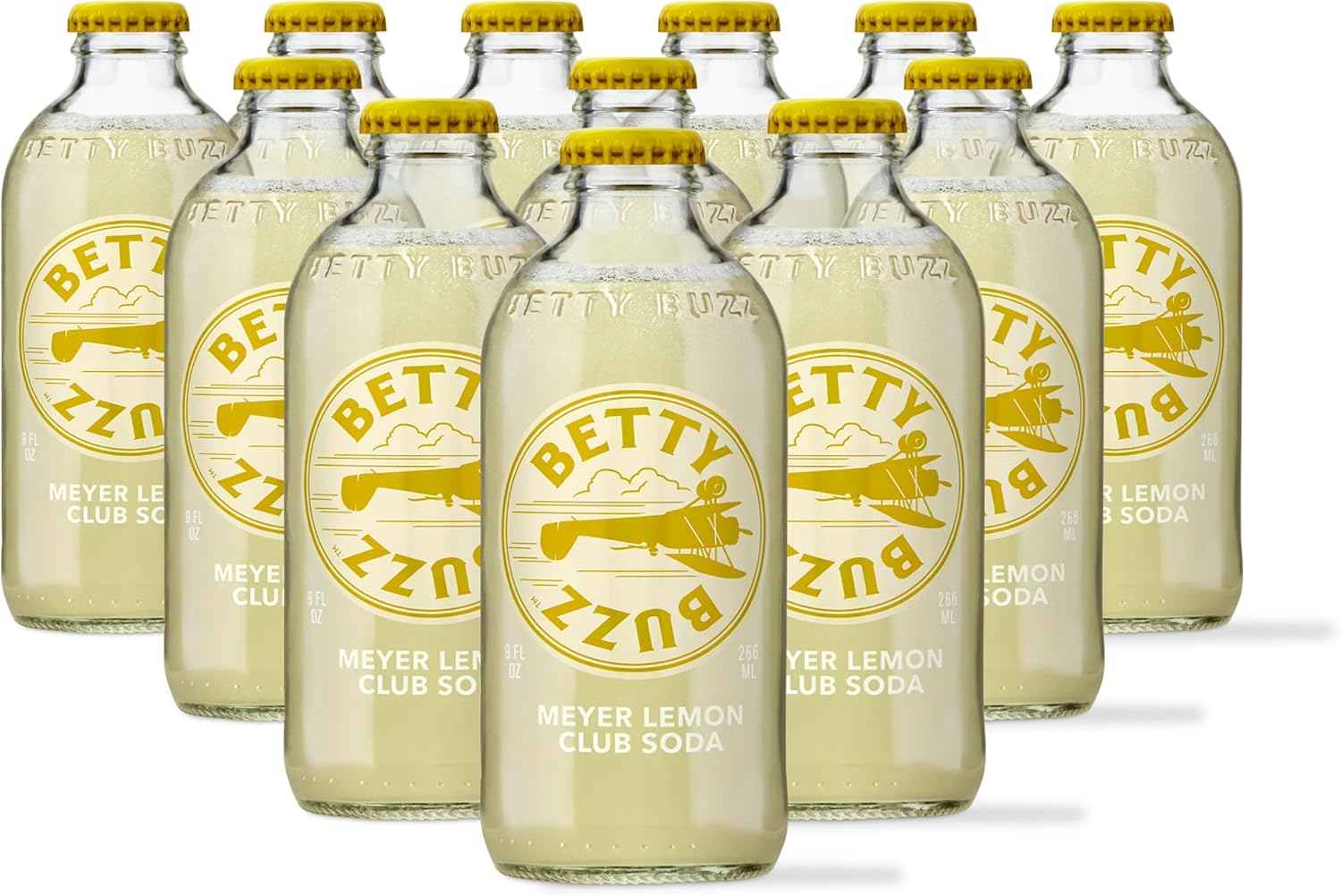 Betty Buzz Lemon Club Soda, Cocktail Mixer & Non-Alcoholic Drink by ...