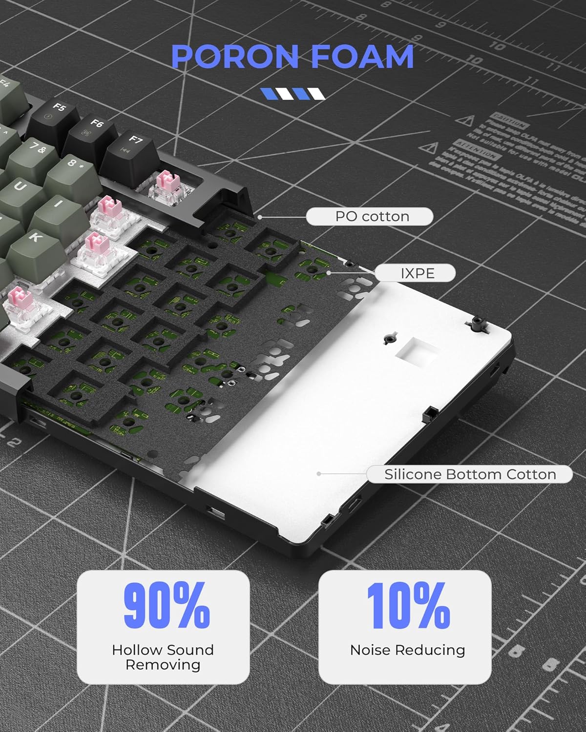 75 Percent Rapid Trigger Gaming Keyboard, XVX G75 Wired Mechanical ...