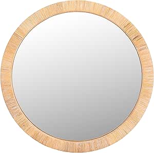Amazon.com: SAFAVIEH Home Collection Mila Natural 36-inch Round ...