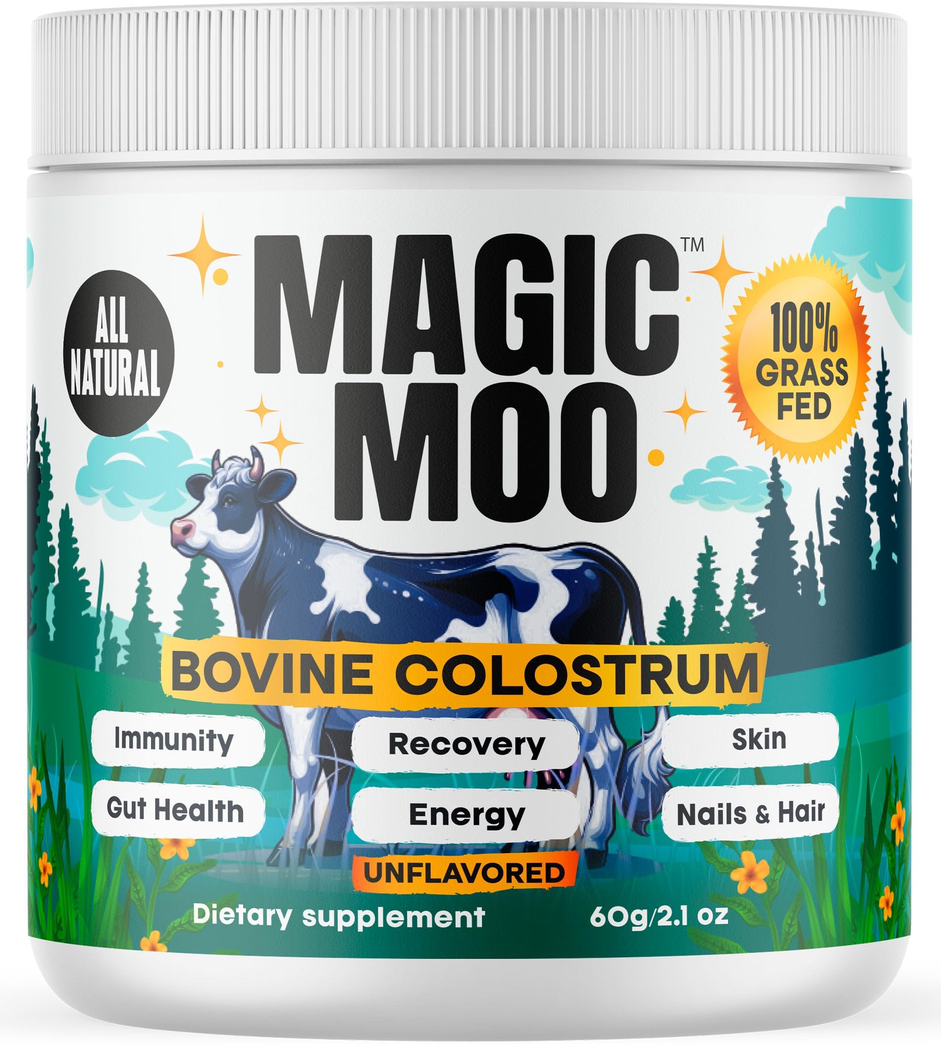 Amazon.com: Magic MOO Colostrum Supplement Powder - Immune & Gut Health Support | Energy ...