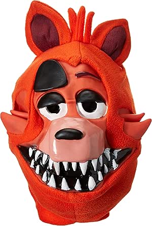 Amazon.com: Rubies Men's Five Nights At Freddy's Foxy 3/4 Mask, As ...