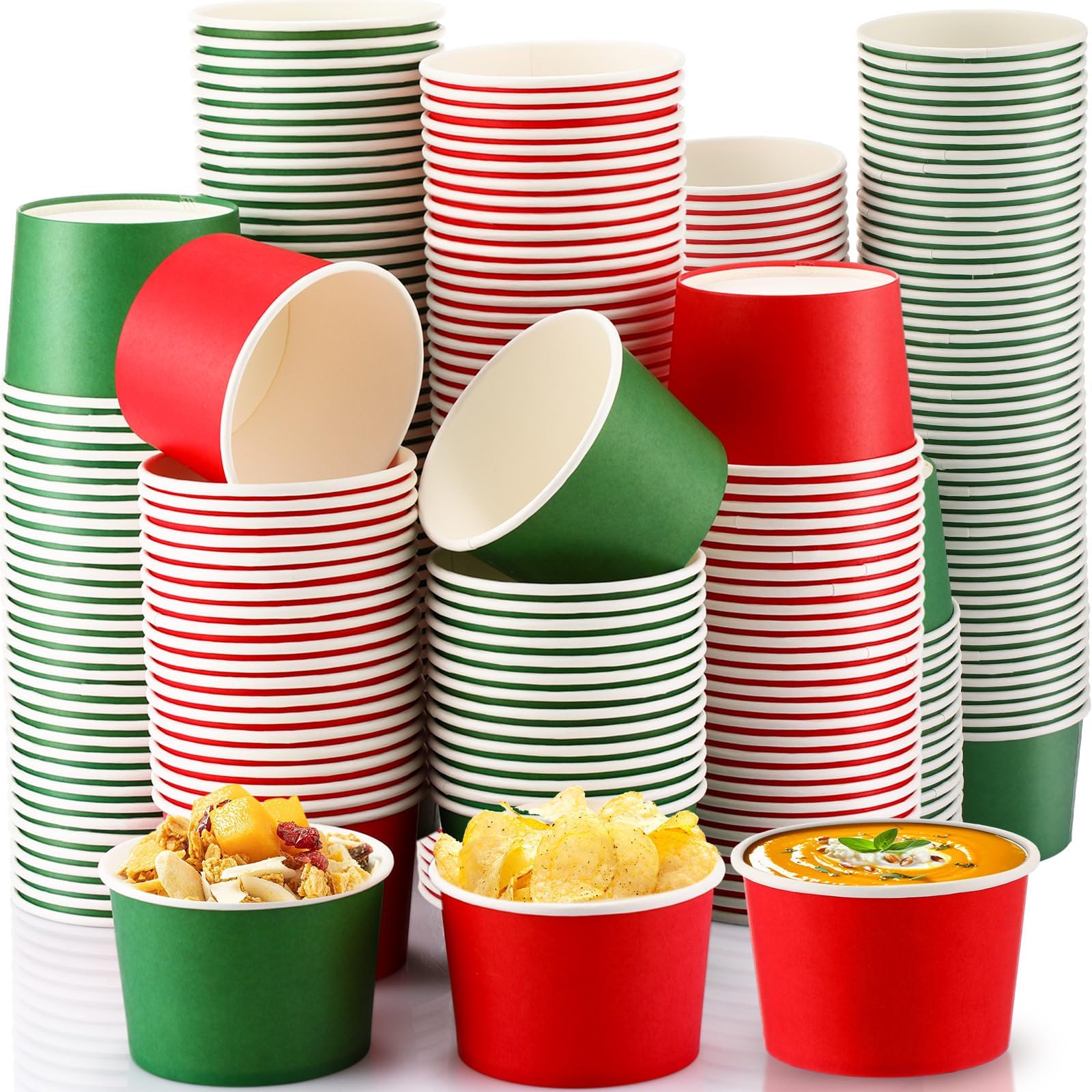 Amazon.com: Creative Converting Touch of Color Paper Bowl, 20 oz, Green ...