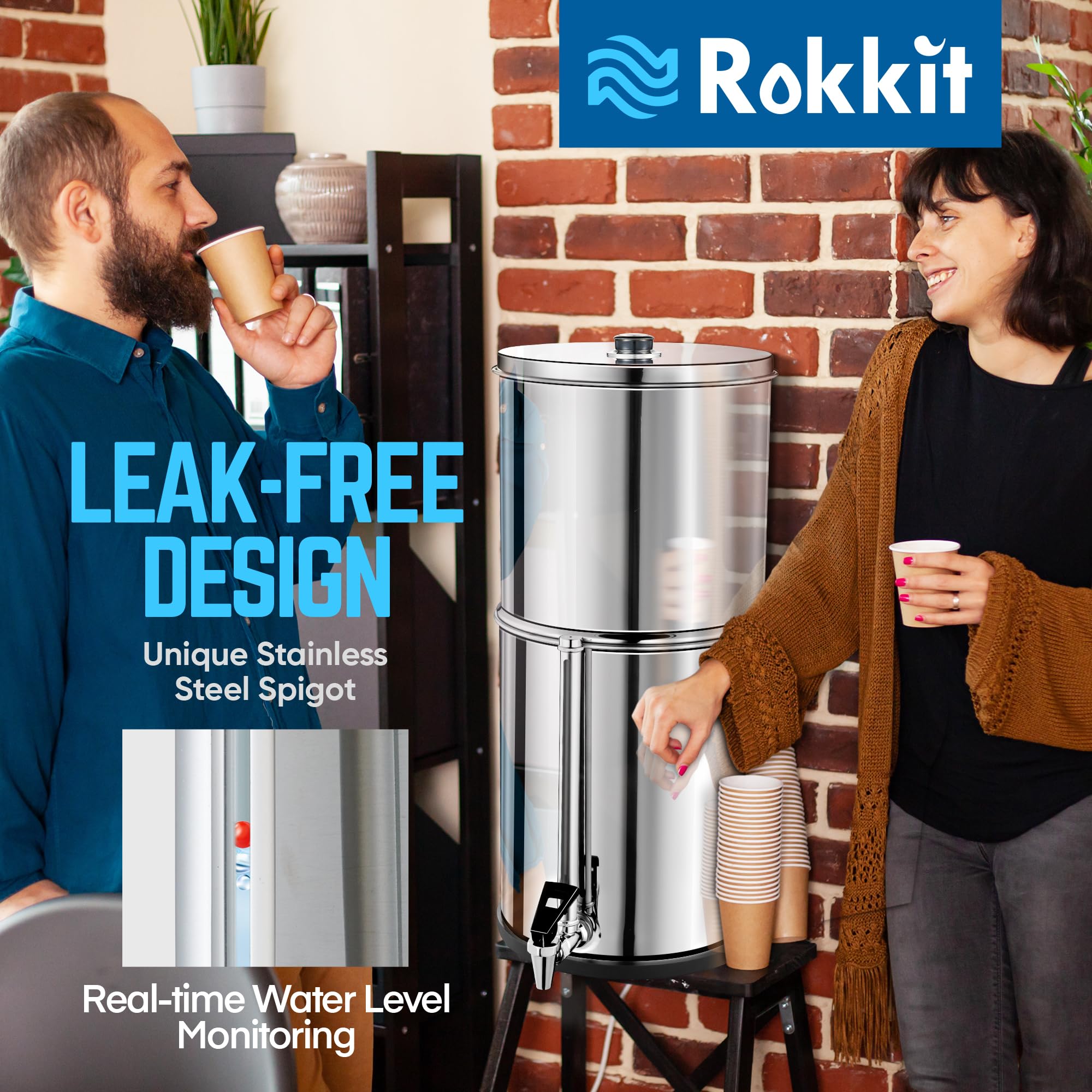 Snapklik.com : Gravity-fed Water Filter System 001μm Ultra-Filtration ...