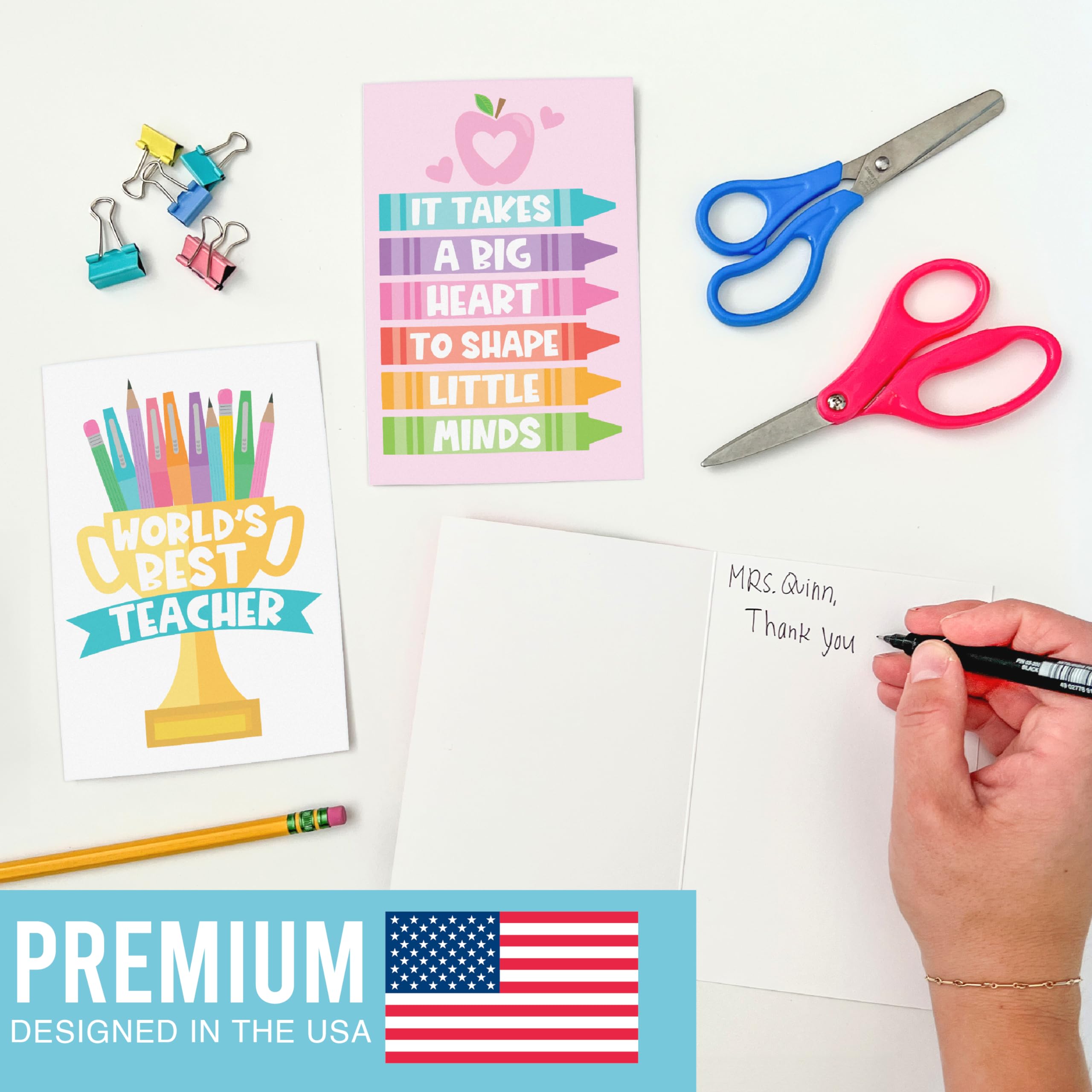 Snapklik.com : 24 Teacher Thank You Cards From Student - Teacher Gift ...