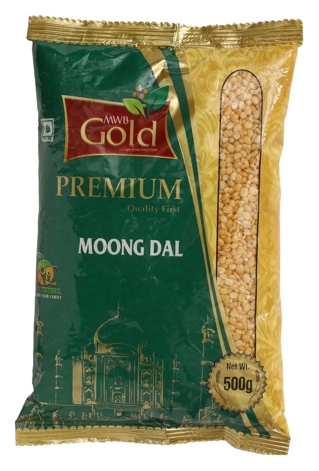 MWB Gold Premium Pulses - Moong Dal, 500g : Amazon.in: Grocery ...