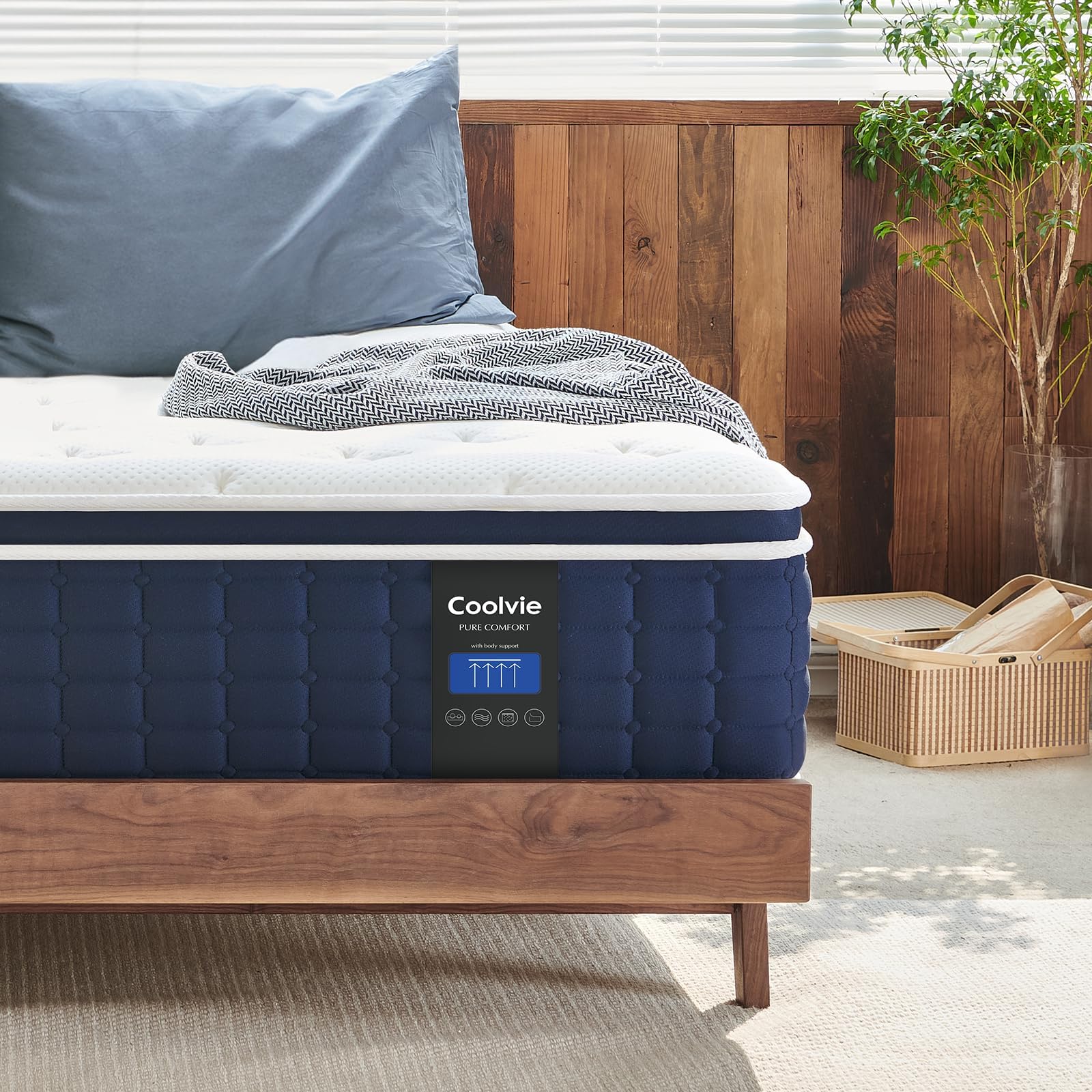 Amazon.com: Wakefit Ortho ActiveCool Twin Size Mattress, Gel Memory ...