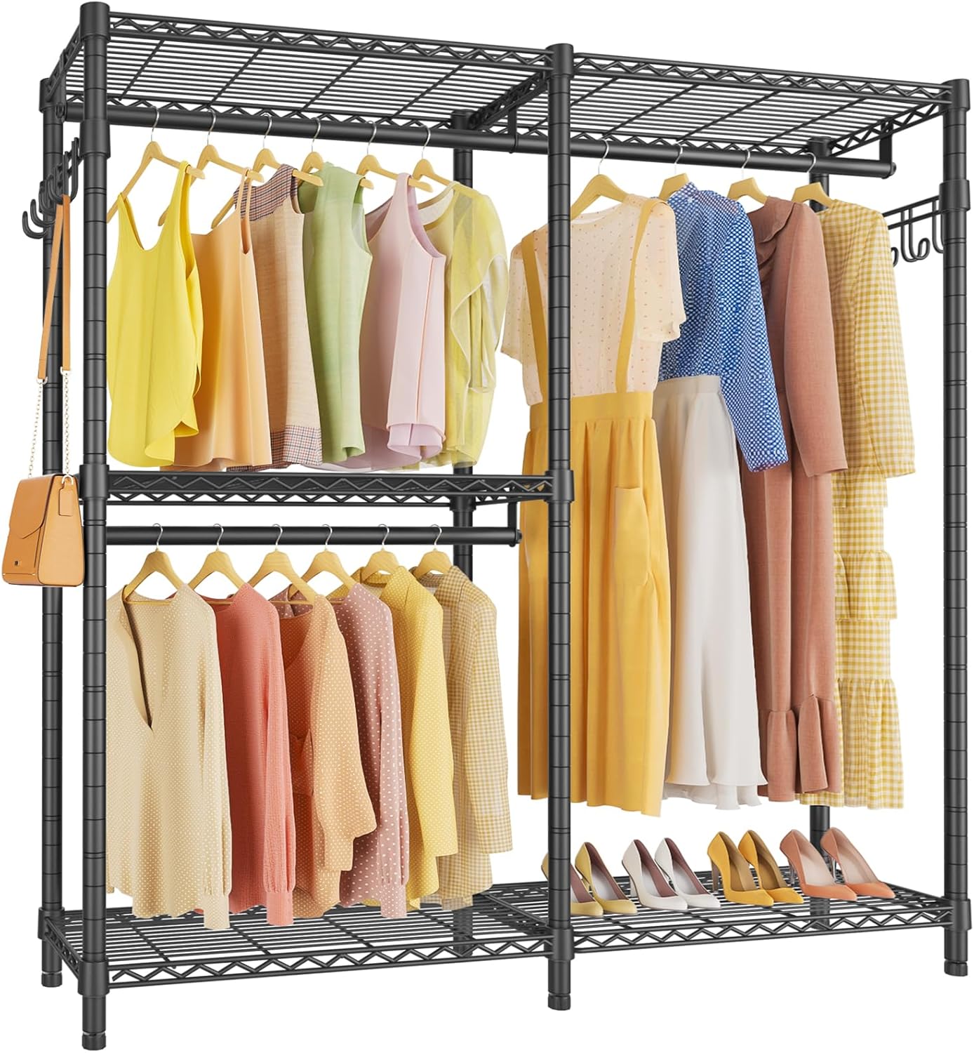 Amazon.com: VIPEK V4 Garment Rack for Hanging Clothes, Portable Closet ...